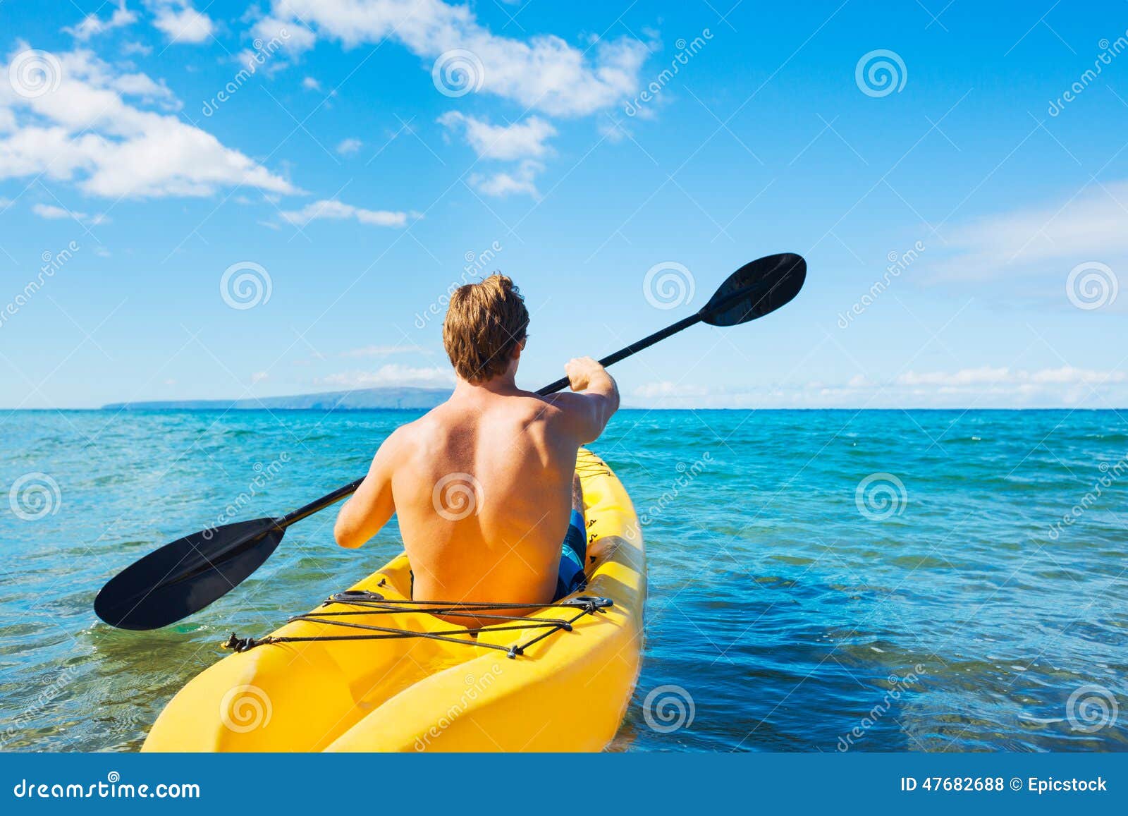 Kayaking stock photo. Image of kayaking, explore, clouds - 47682688