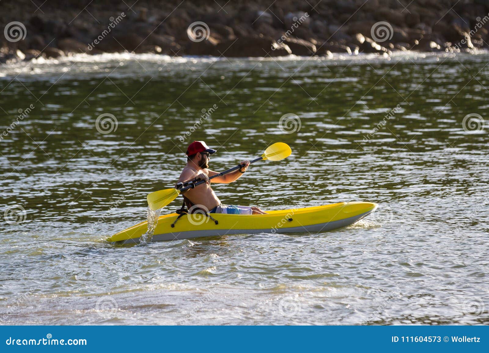 Kayaking in the ocean stock image. Image of kayak, pacific - 111604573