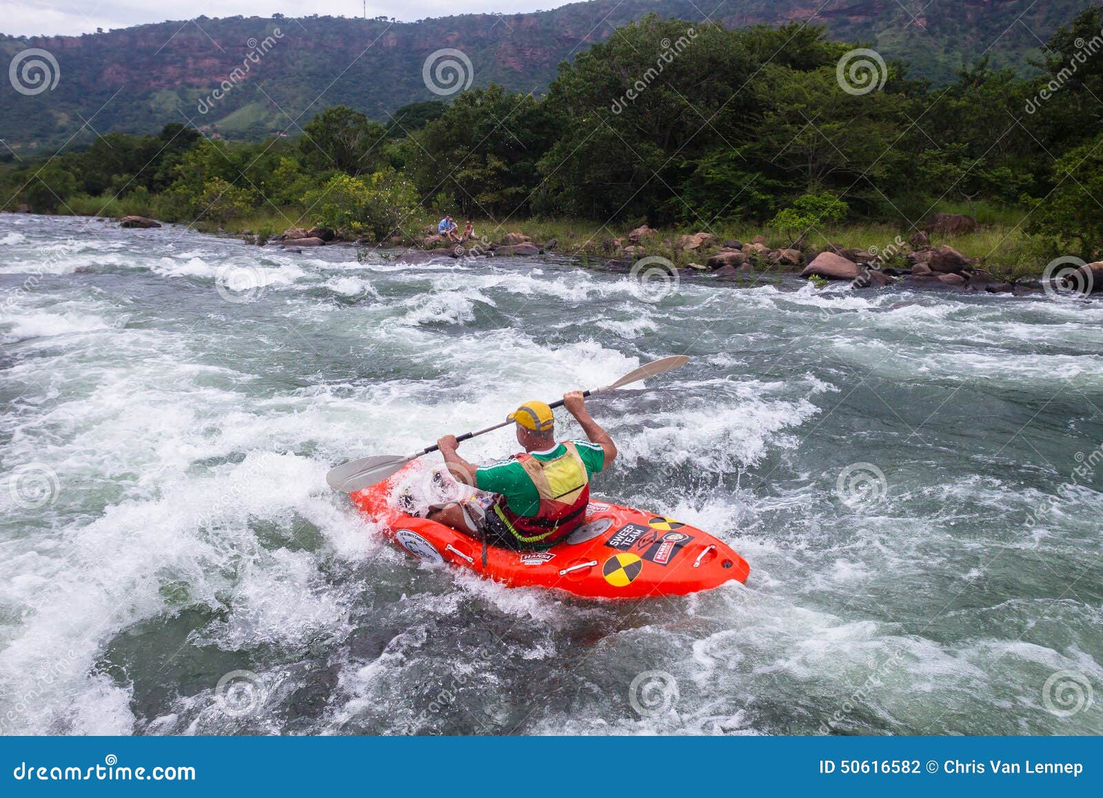 Kayaking River Action editorial photography. Image of valley - 50616582