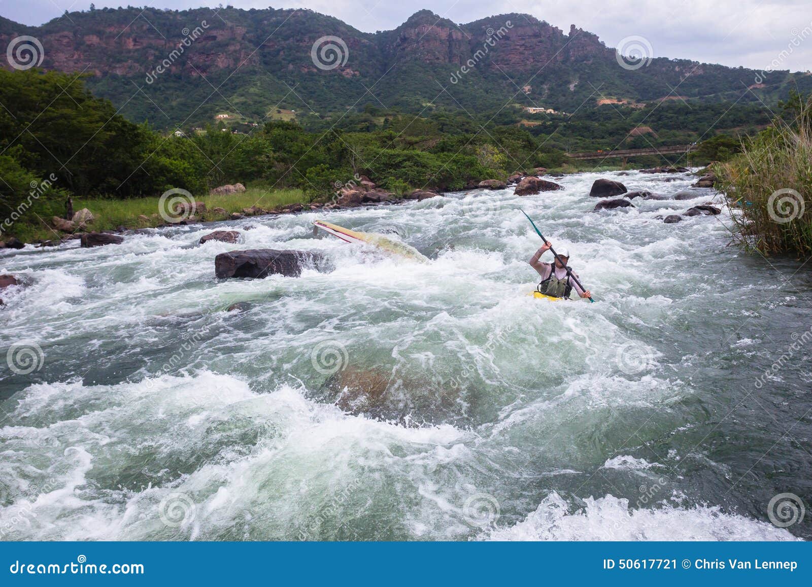 Kayaking River Action editorial photo. Image of race - 50617721
