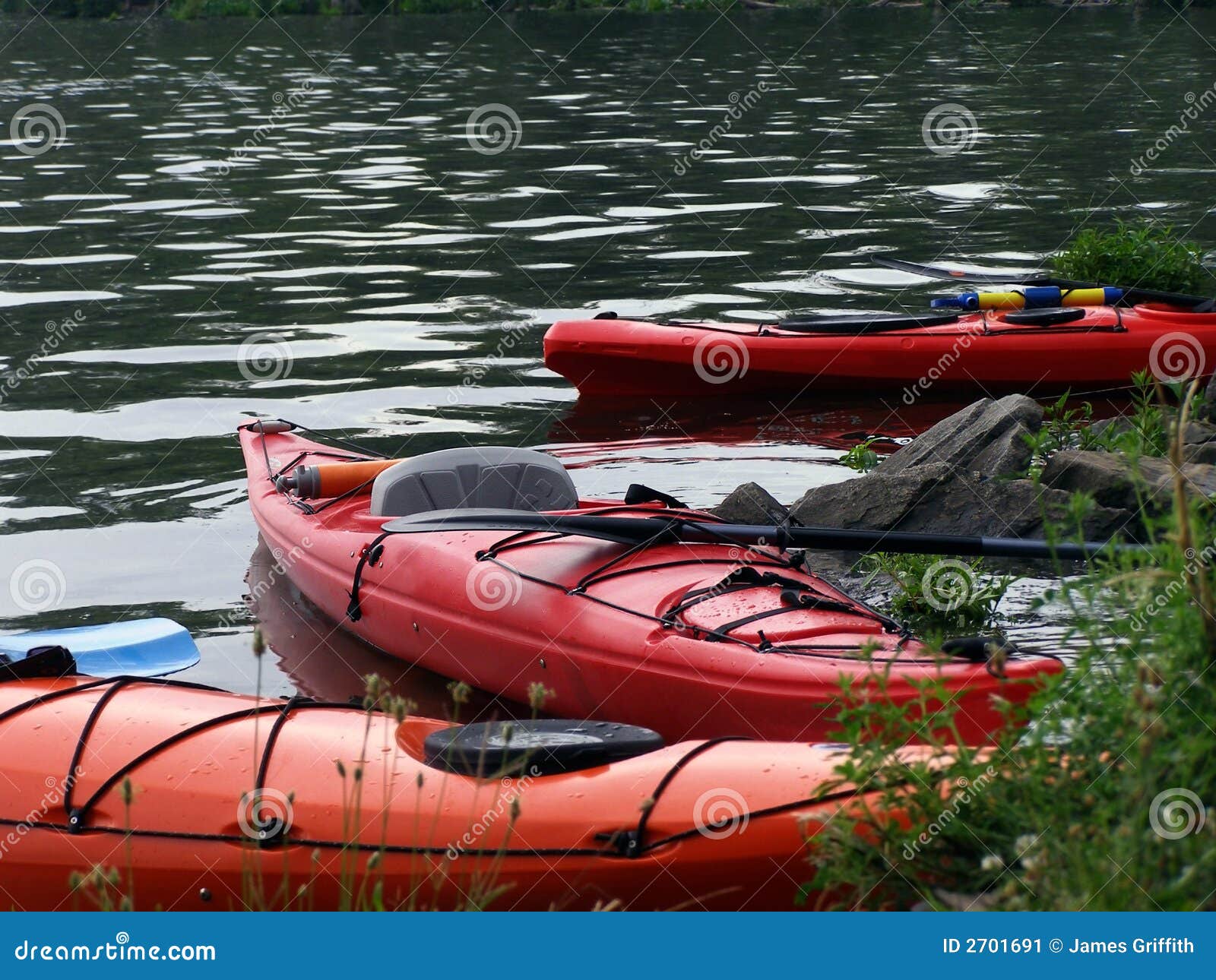 Kayaks stock image. Image of current, discover, nautical - 2701691