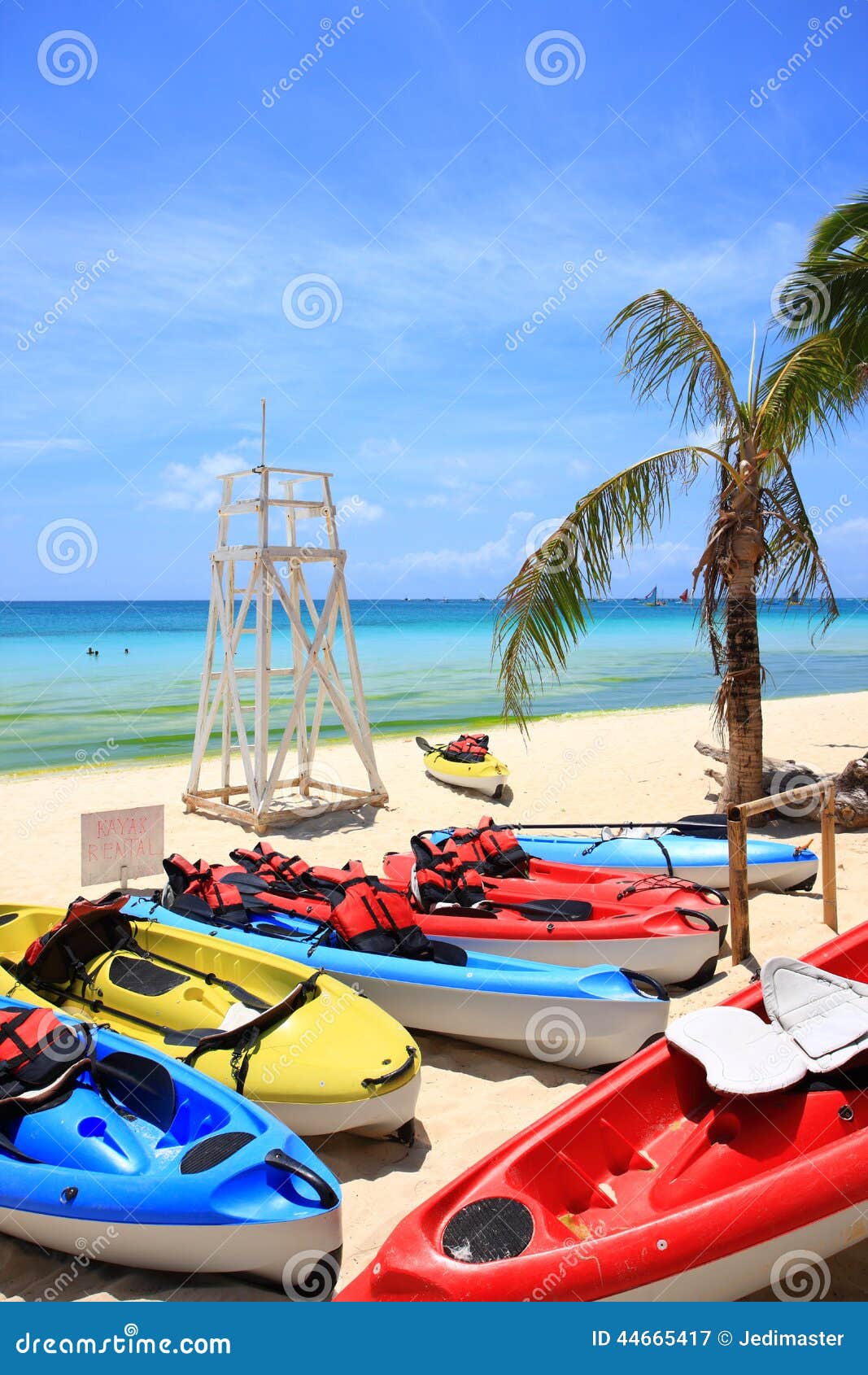 Kayaks on the beach stock image. Image of sand, summer - 44665417