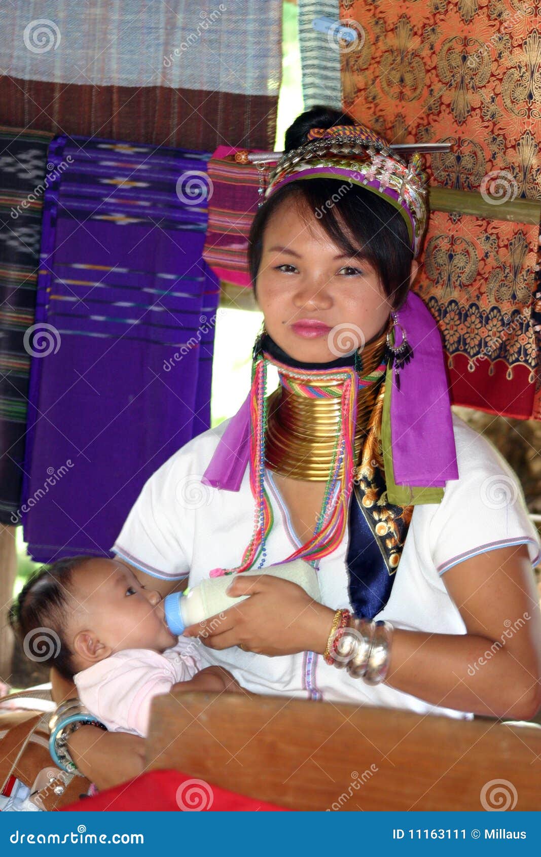 Kayan editorial photo. Image of coil, brass, dresses - 11163111