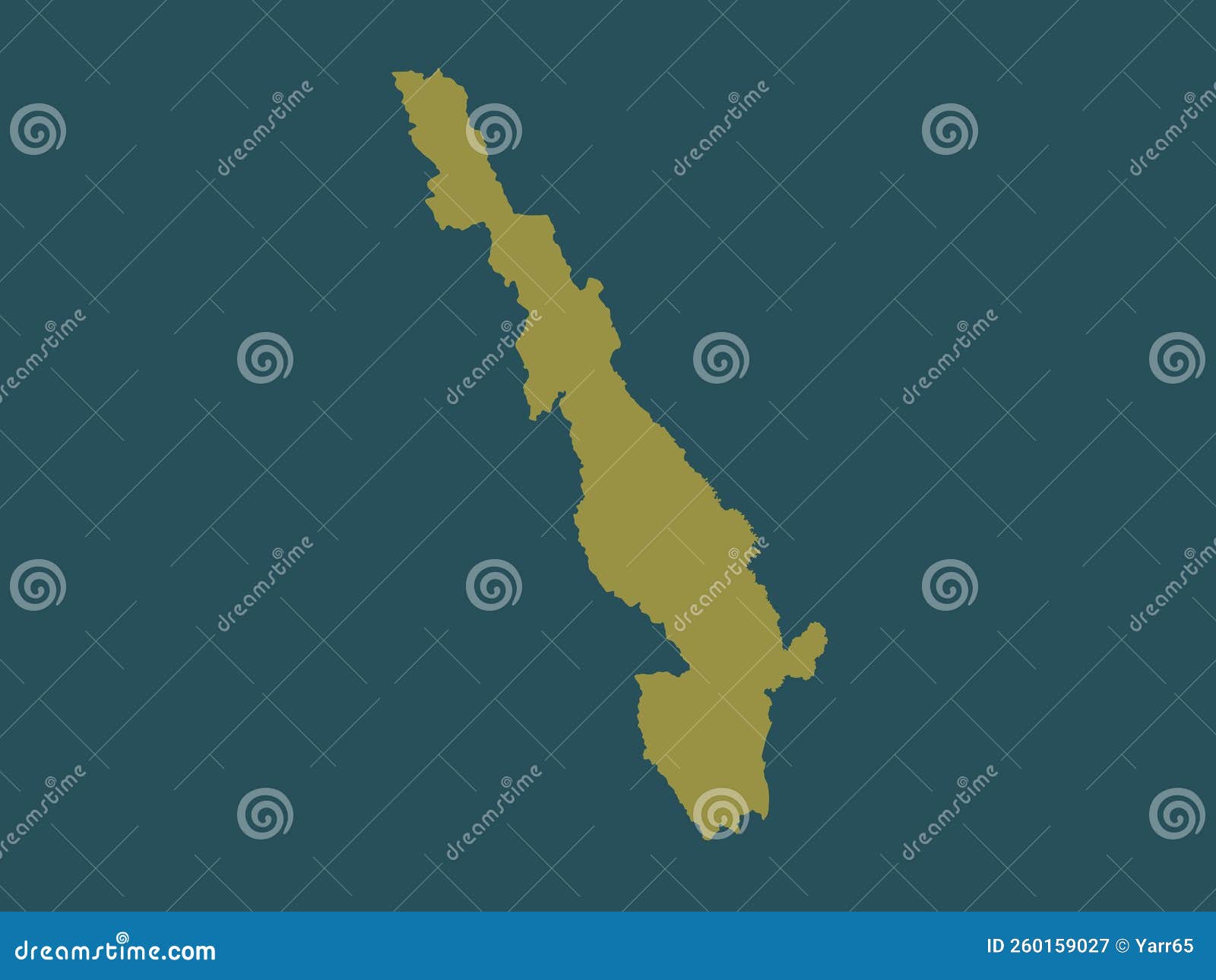Kayin, Myanmar. Solid. No Legend Stock Illustration - Illustration of ...