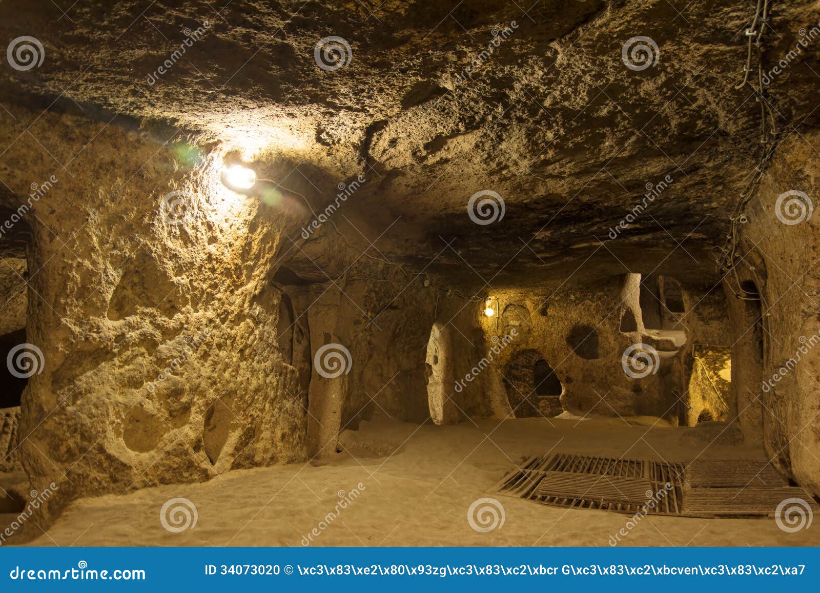 Kaymakli Underground City stock photo. Image of passage - 34073020