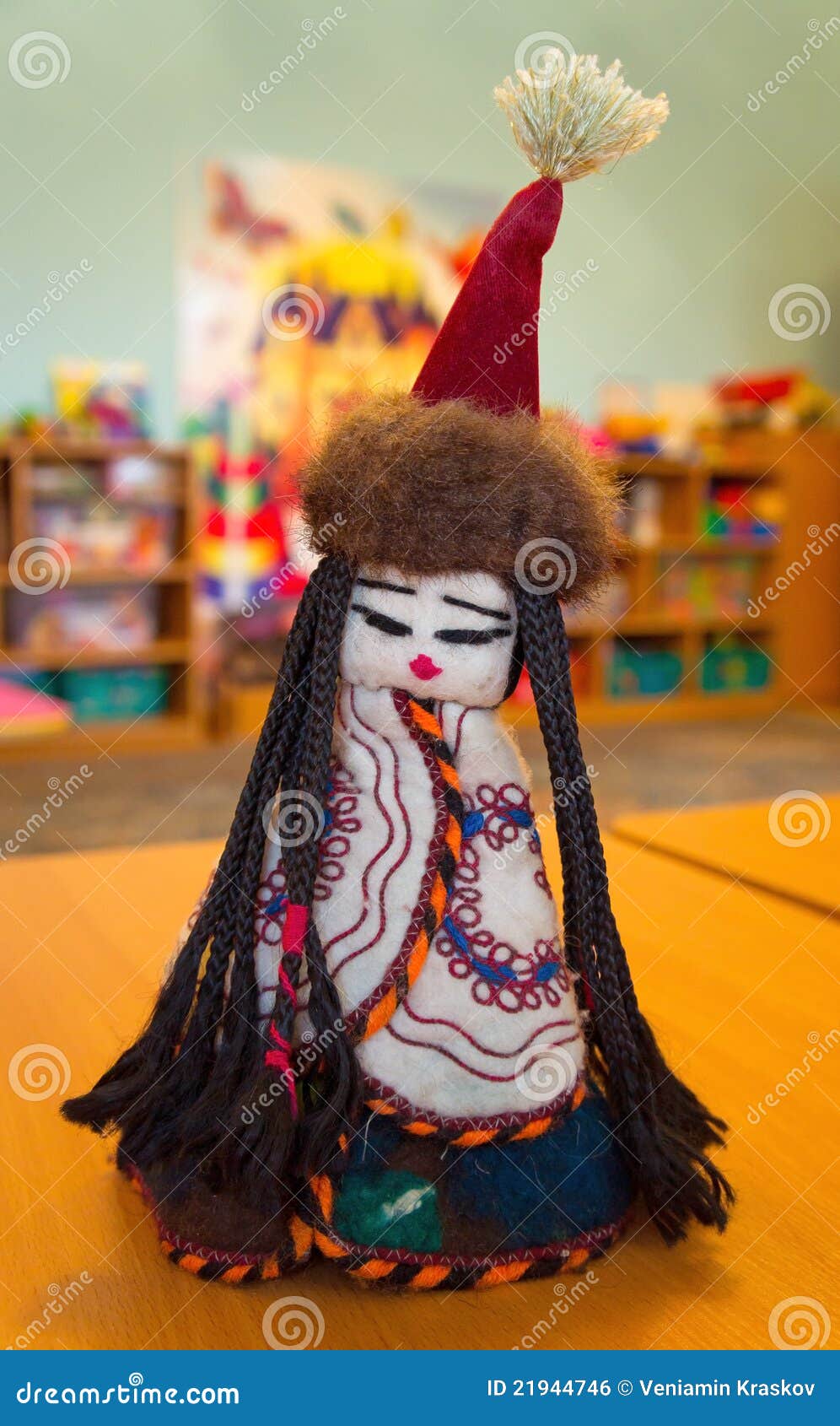 Kazakh doll stock photo. Image of puppet, dress, nomad - 21944746