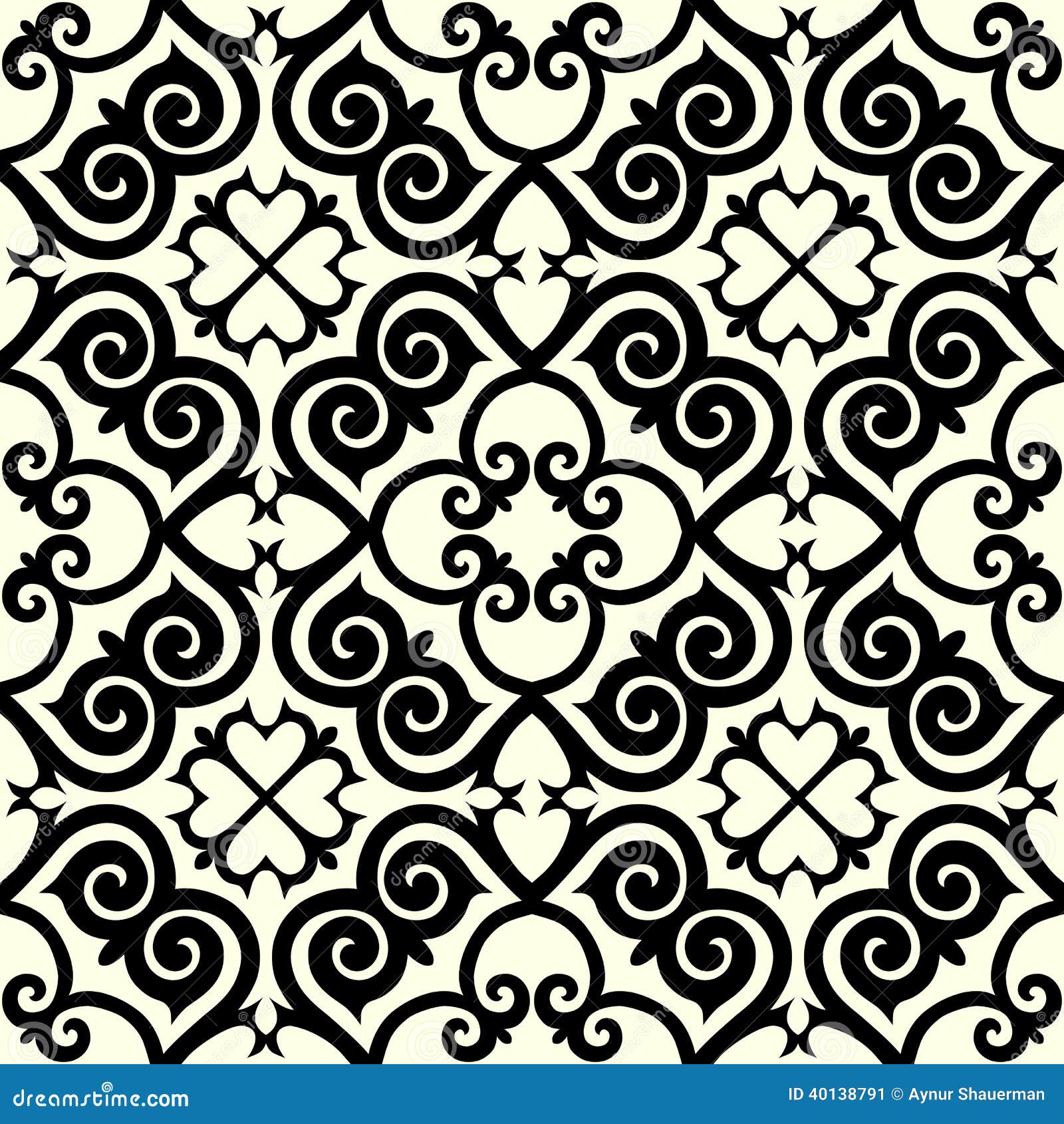 Kazakh National Pattern Ornament Stock Vector - Illustration of pattern ...