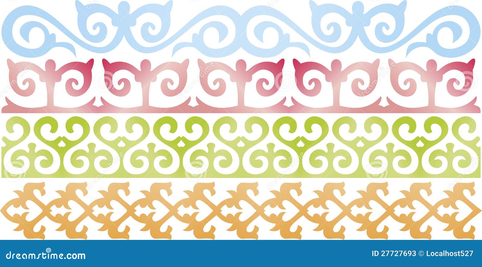 Kazakh Pattern Stock Photos - Image: 27727693