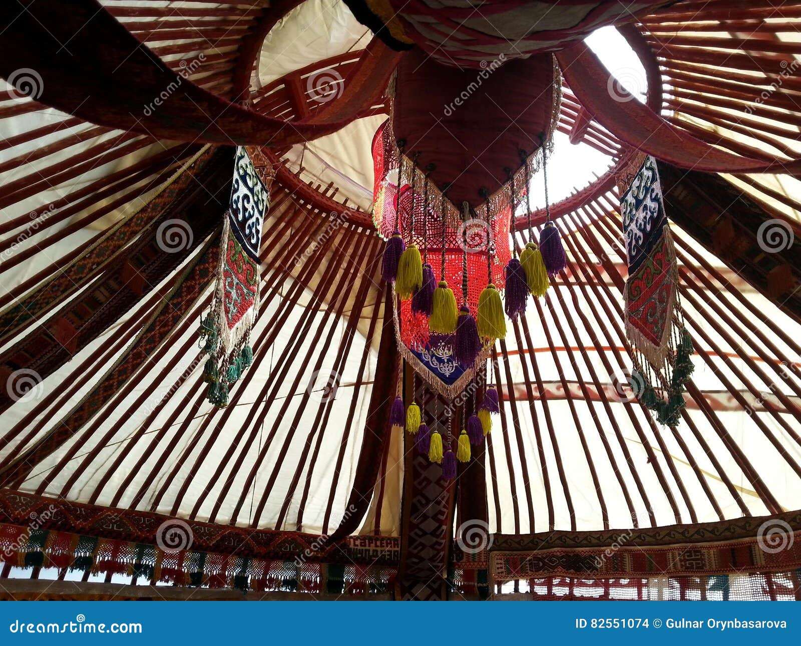 Kazakh yurt. stock photo. Image of 22nd, yurt, march - 82551074