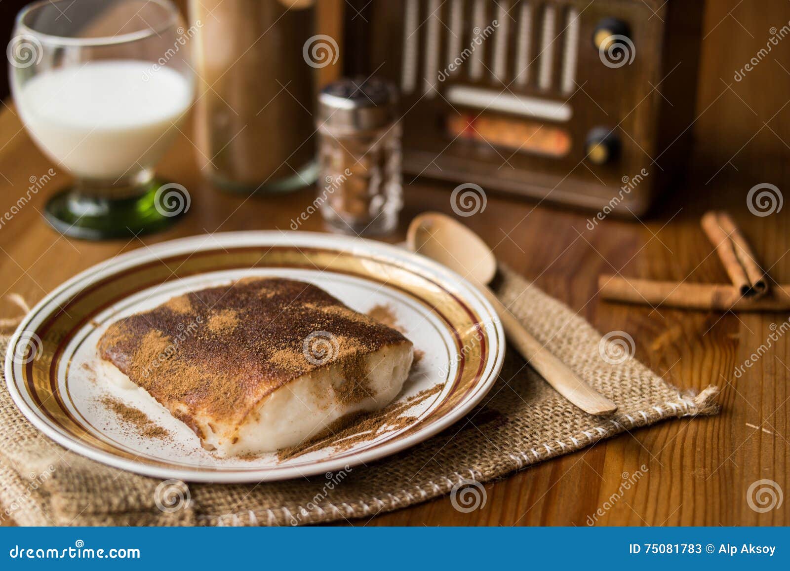 Kazandibi / Turkish Dessert. Stock Image - Image of state, eating: 75081783