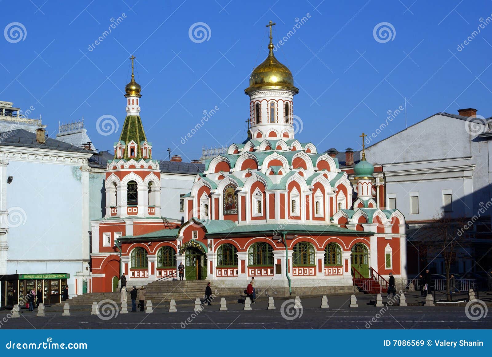 Kazansky cathedral stock image. Image of monument, russian - 7086569