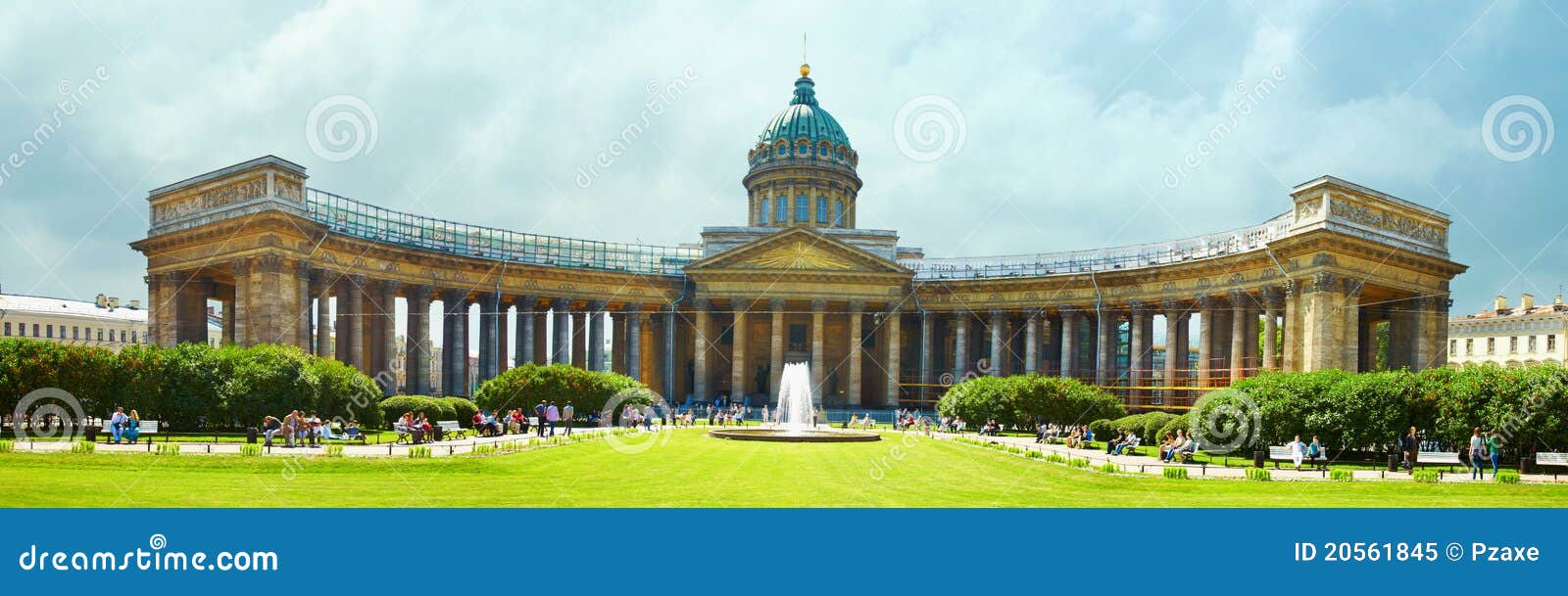 Kazansky Cathedral - St. Petersburg Editorial Image - Image of ...