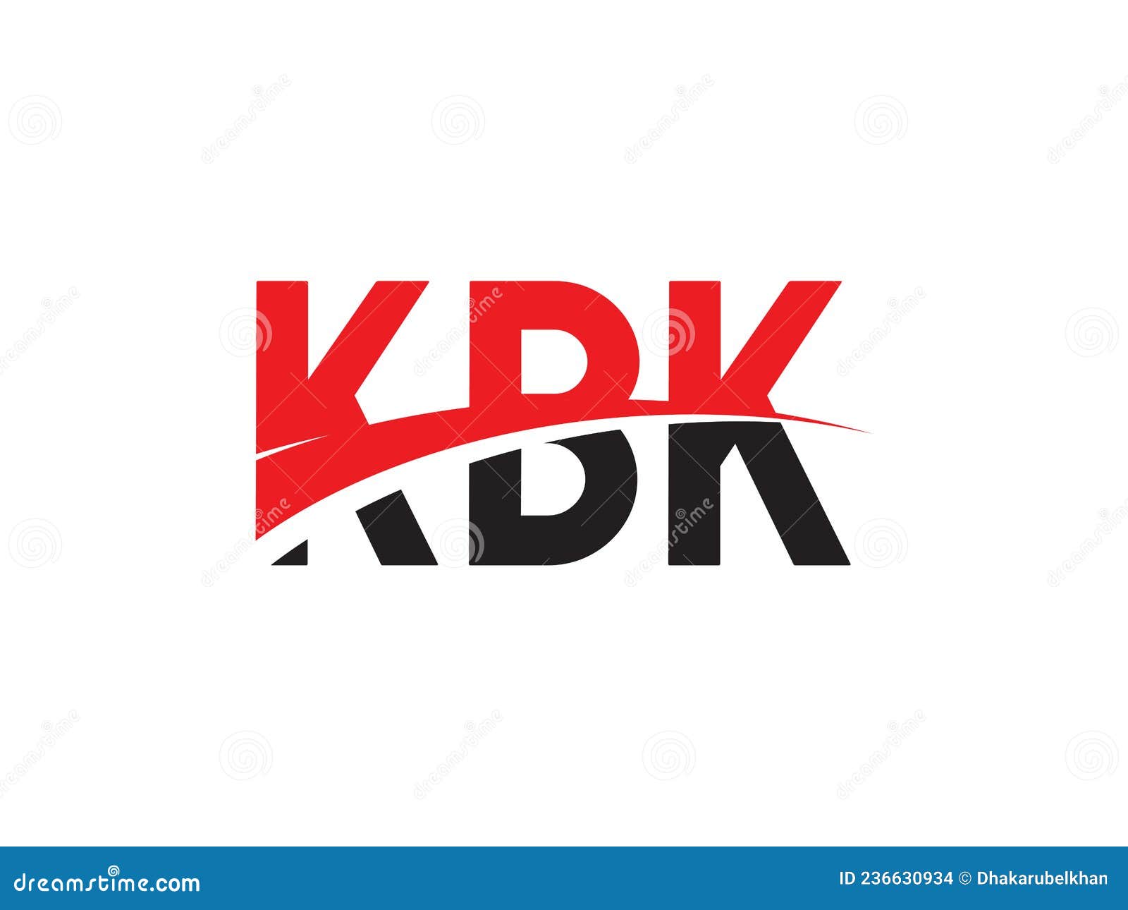 KBK Letter Initial Logo Design Vector Illustration Stock Vector ...