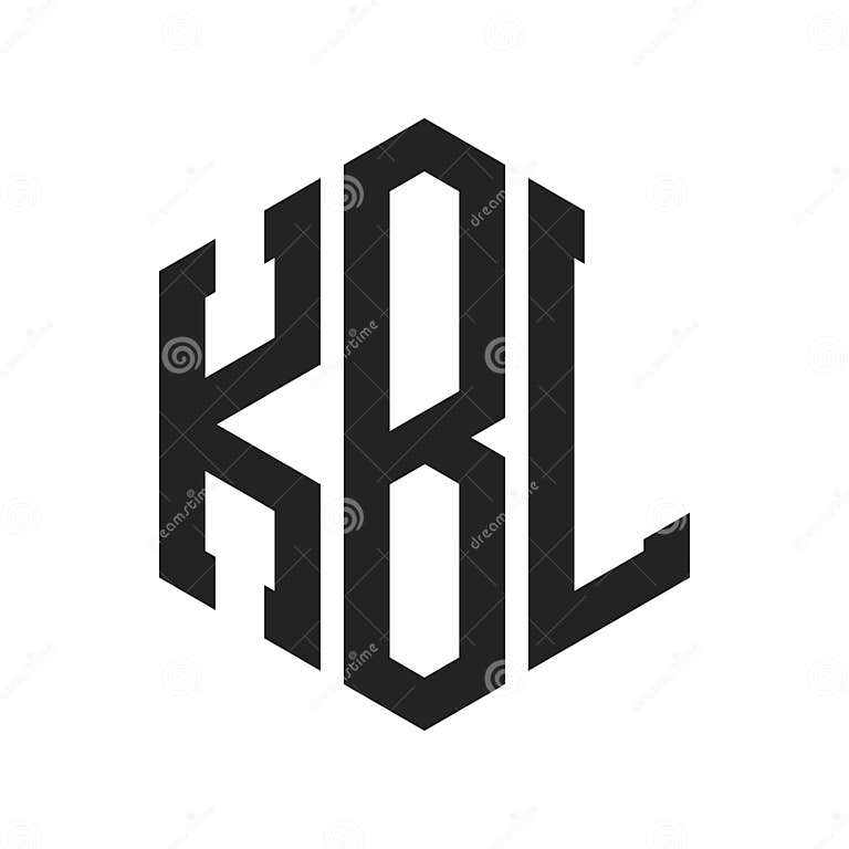 KBL Logo Design. Initial Letter KBL Monogram Logo Using Hexagon Shape ...