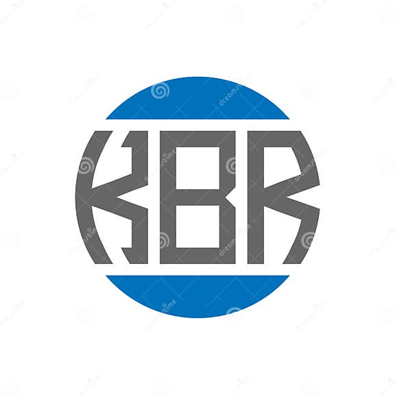 KBR Letter Logo Design on White Background. KBR Creative Initials ...