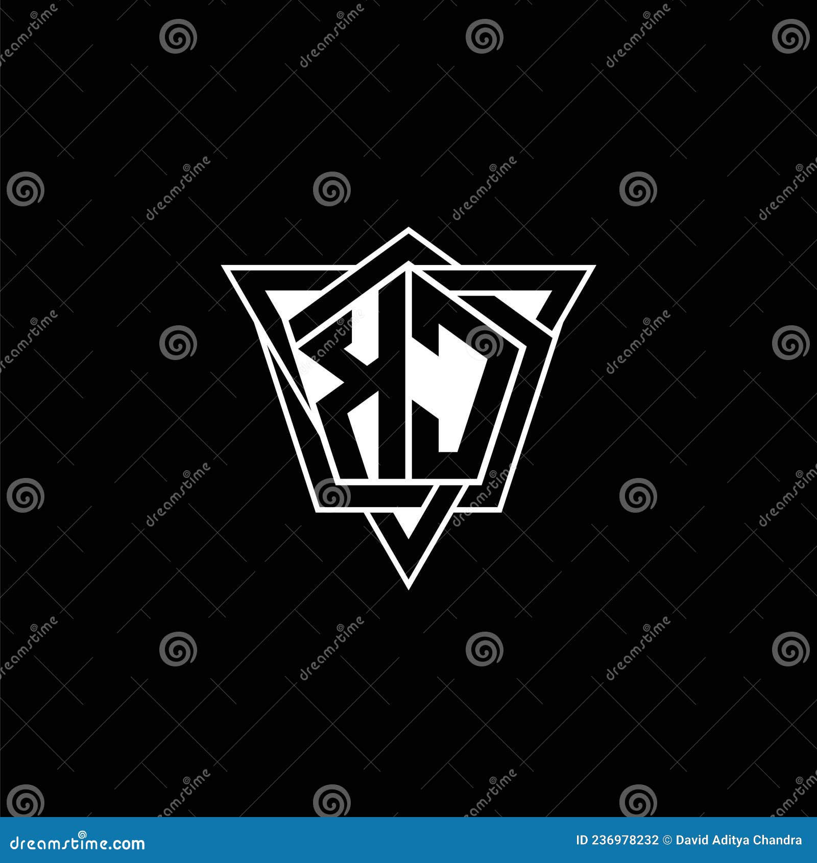KC Logo Monogram Geometric Modern Design Stock Vector - Illustration of ...