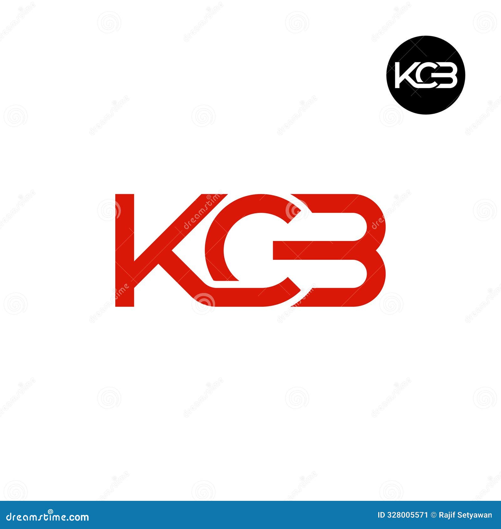 KCB Logo Letter Monogram Design Stock Vector - Illustration of ...