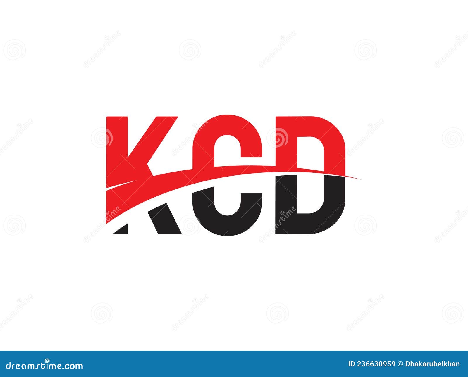 KCD Letter Initial Logo Design Vector Illustration Stock Vector ...