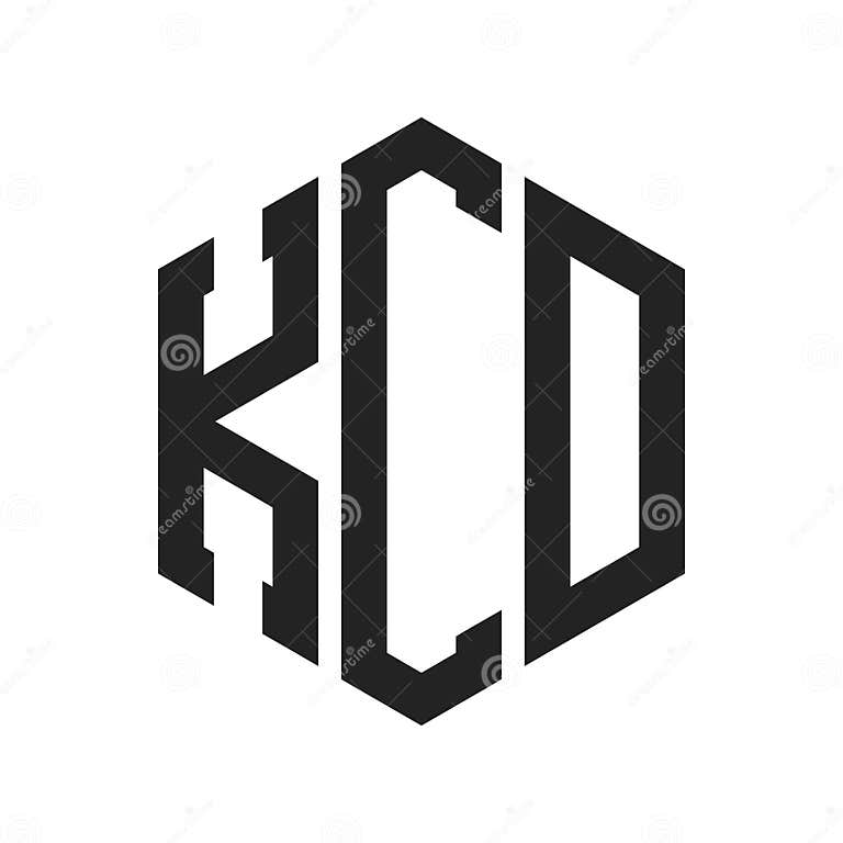 KCD Logo Design. Initial Letter KCD Monogram Logo Using Hexagon Shape ...