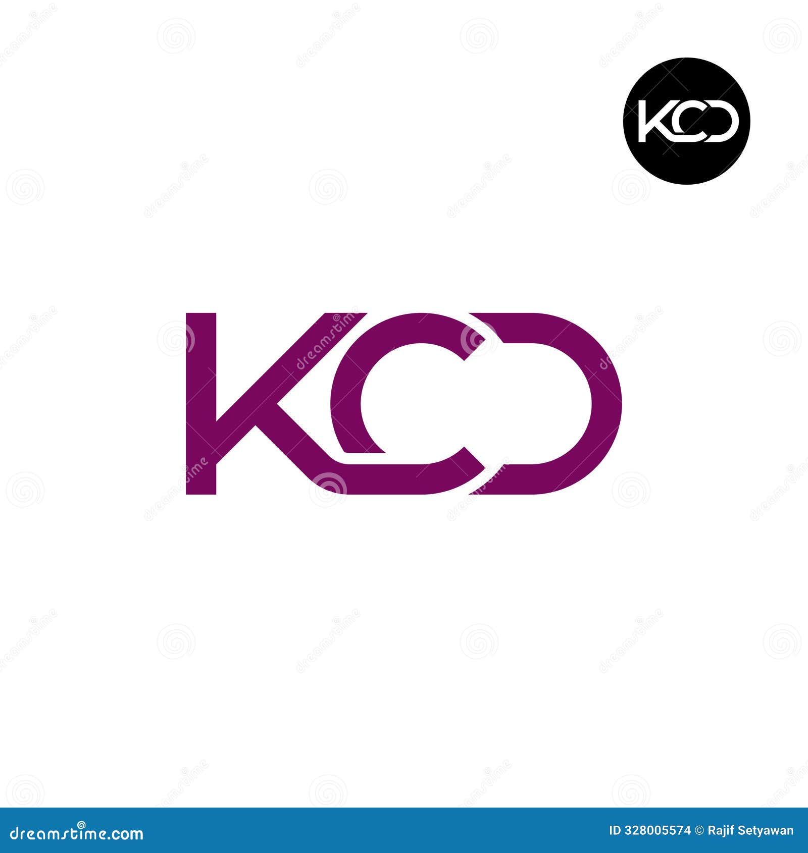 KCD Logo Letter Monogram Design Stock Vector - Illustration of ...