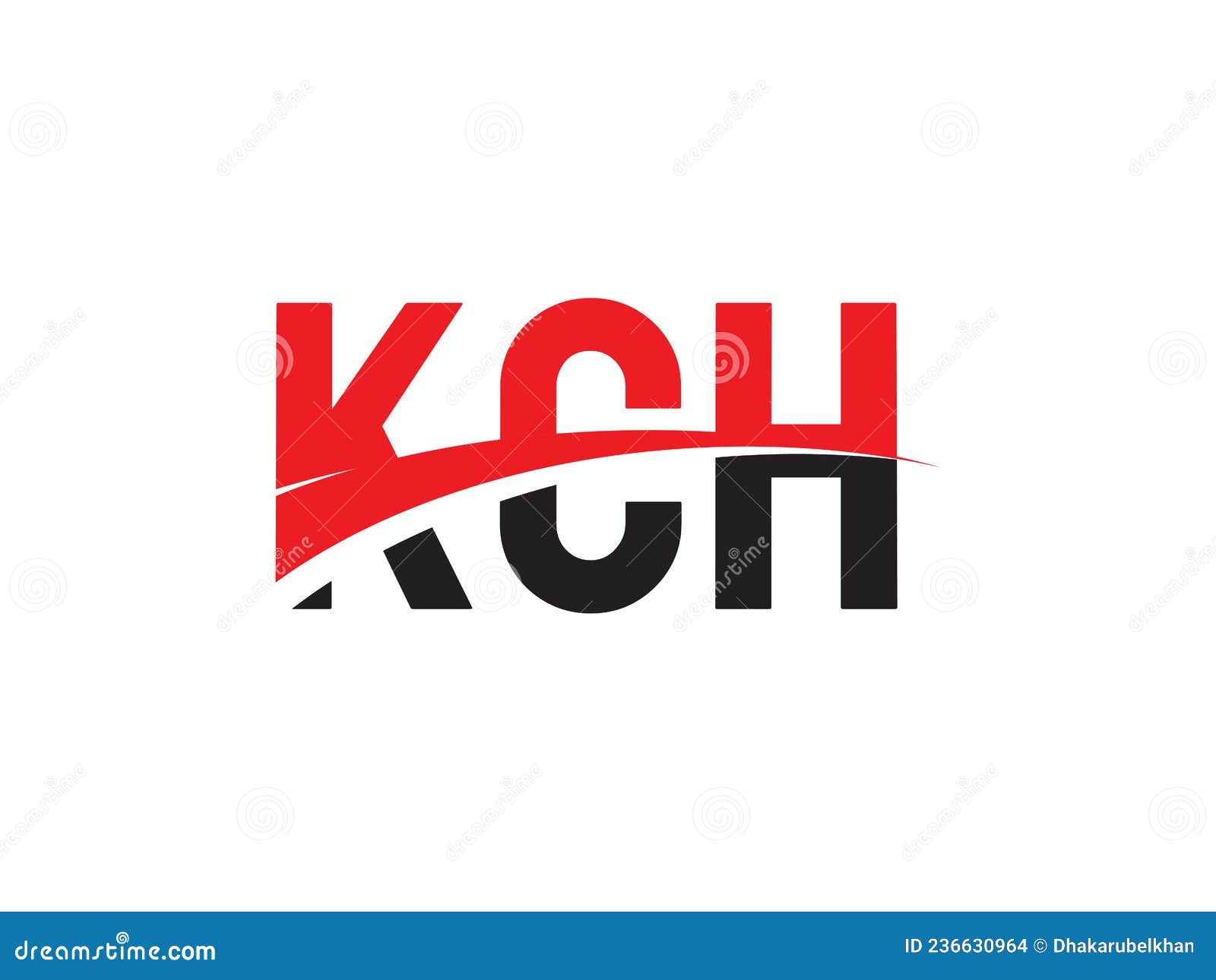 KCH Letter Initial Logo Design Vector Illustration Stock Vector ...