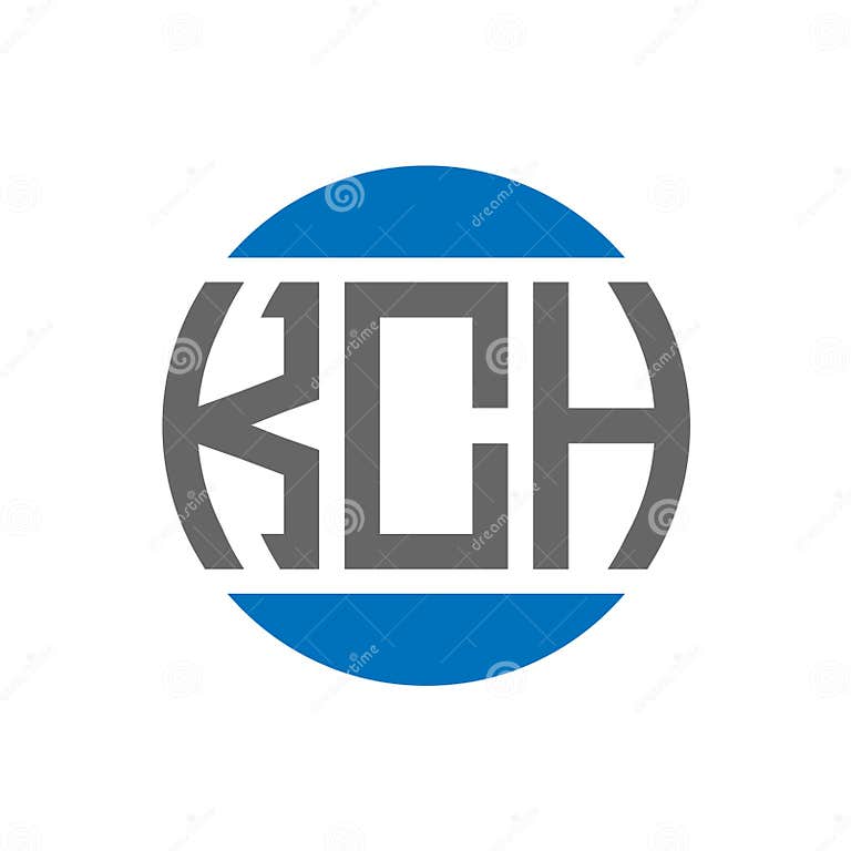 KCH Letter Logo Design on White Background. KCH Creative Initials ...