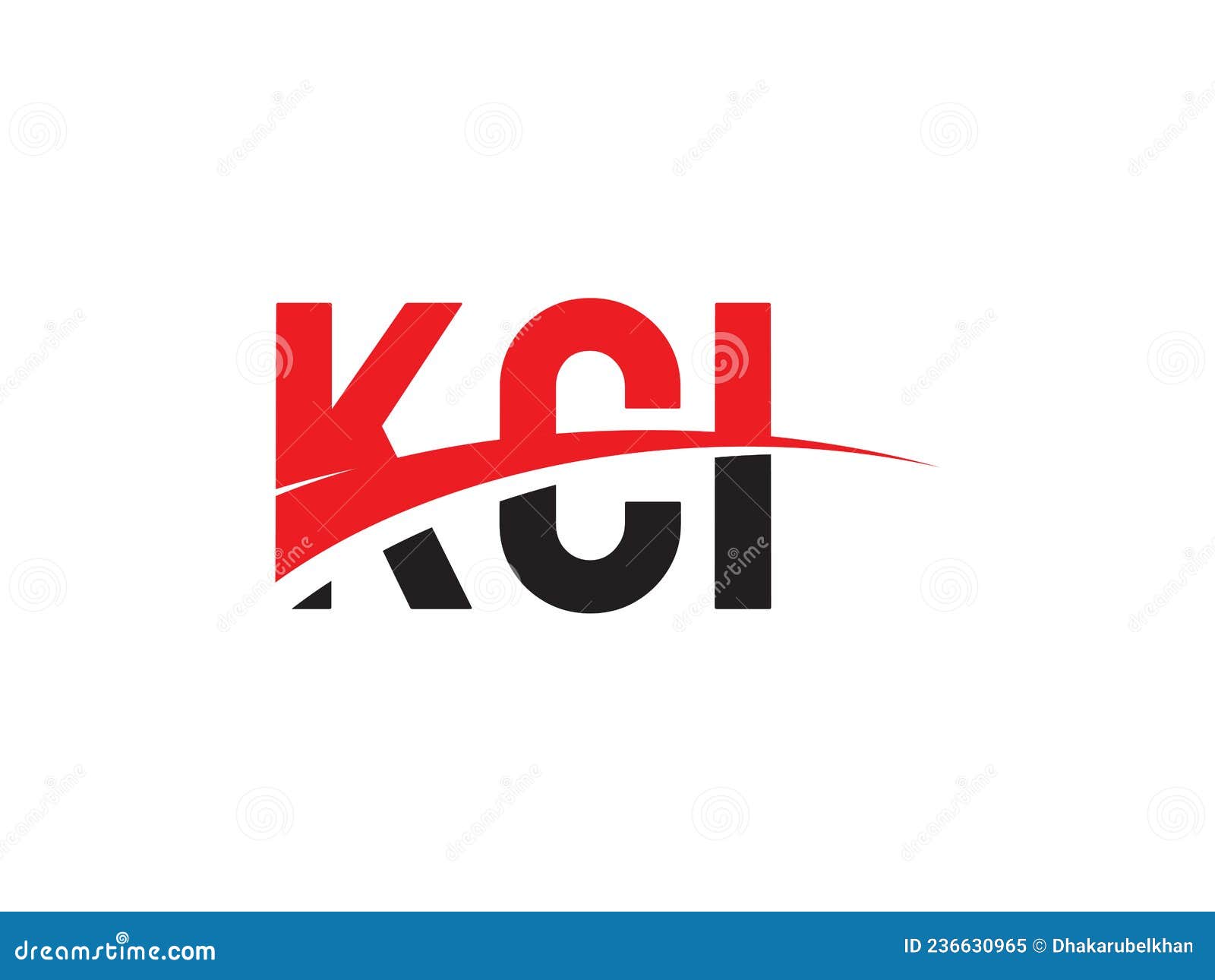 KCI Letter Initial Logo Design Vector Illustration Stock Vector ...