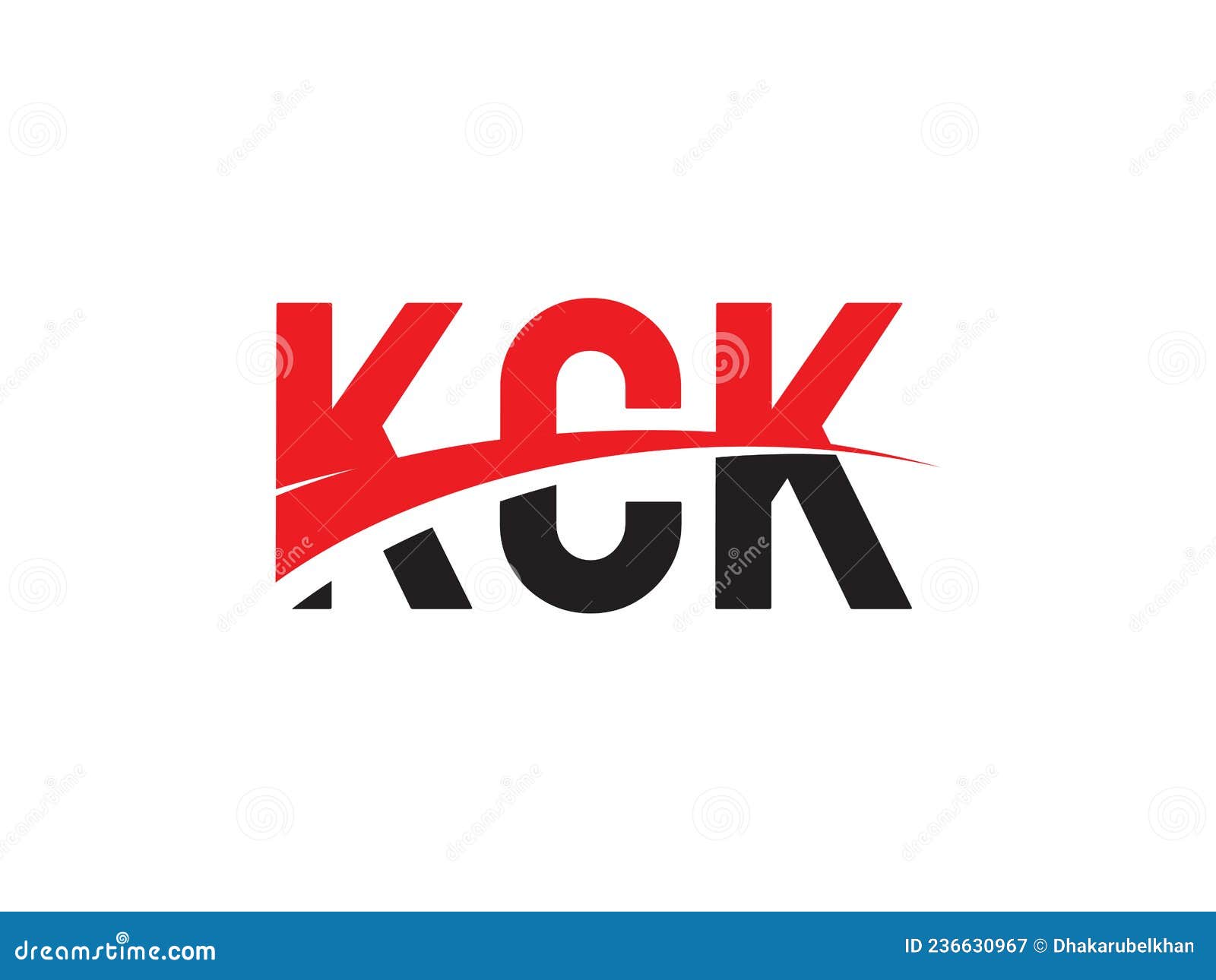 KCK Letter Initial Logo Design Vector Illustration Stock Vector ...