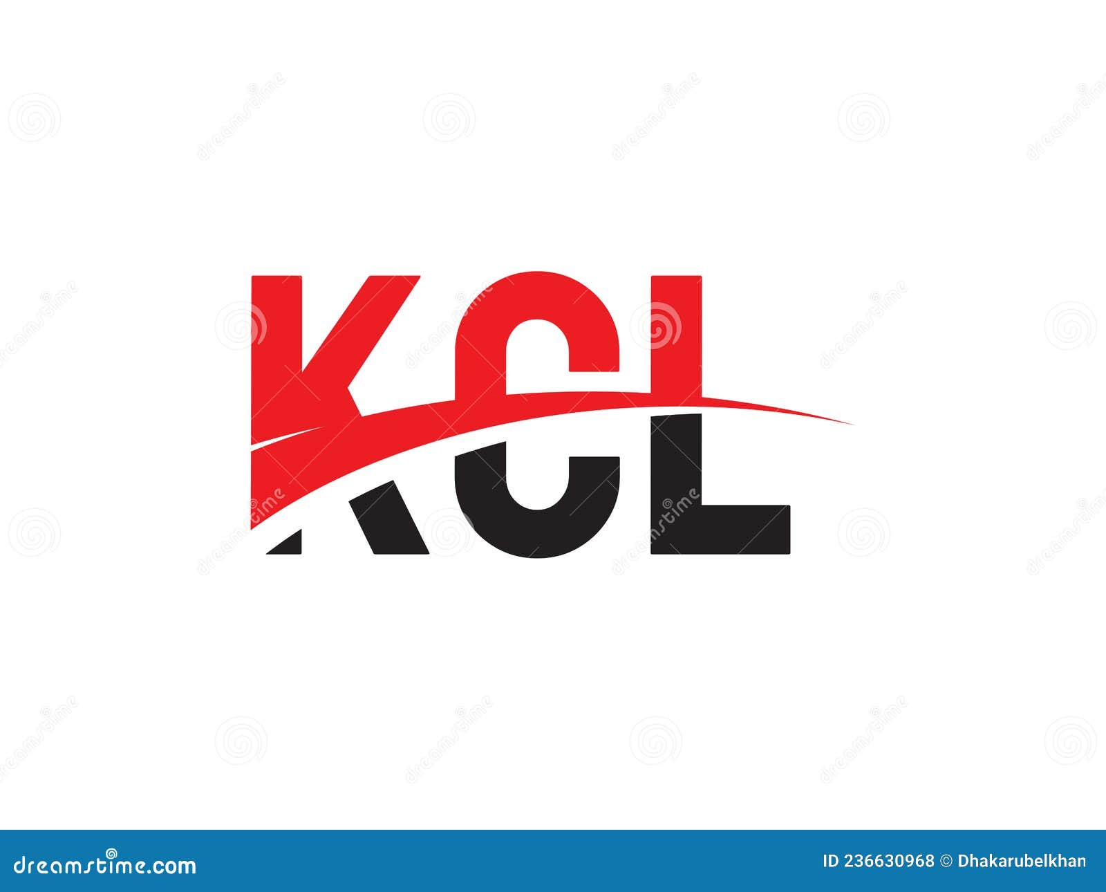 KCL Letter Initial Logo Design Vector Illustration Stock Vector ...