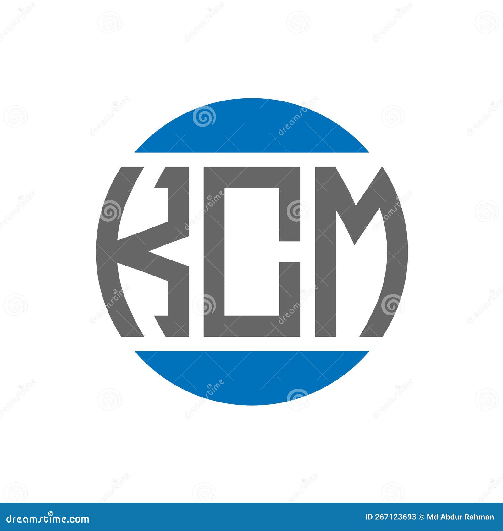 KCM Letter Logo Design on White Background. KCM Creative Initials ...