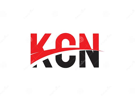 KCN Letter Initial Logo Design Vector Illustration Stock Vector ...