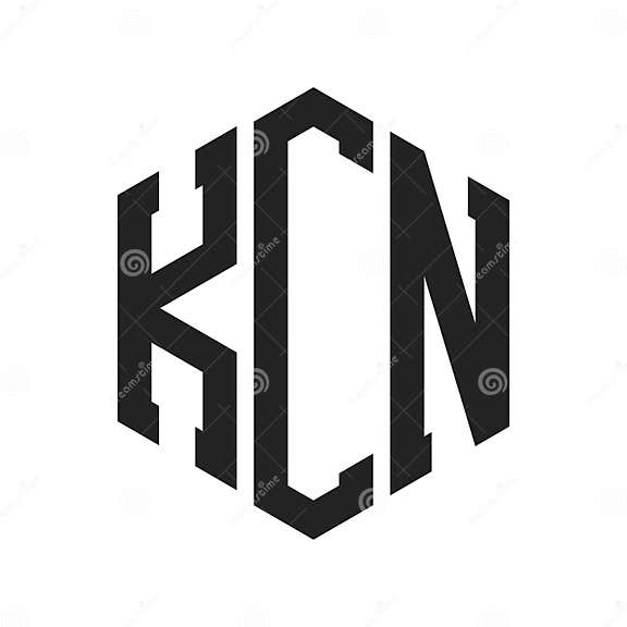 KCN Logo Design. Initial Letter KCN Monogram Logo Using Hexagon Shape ...