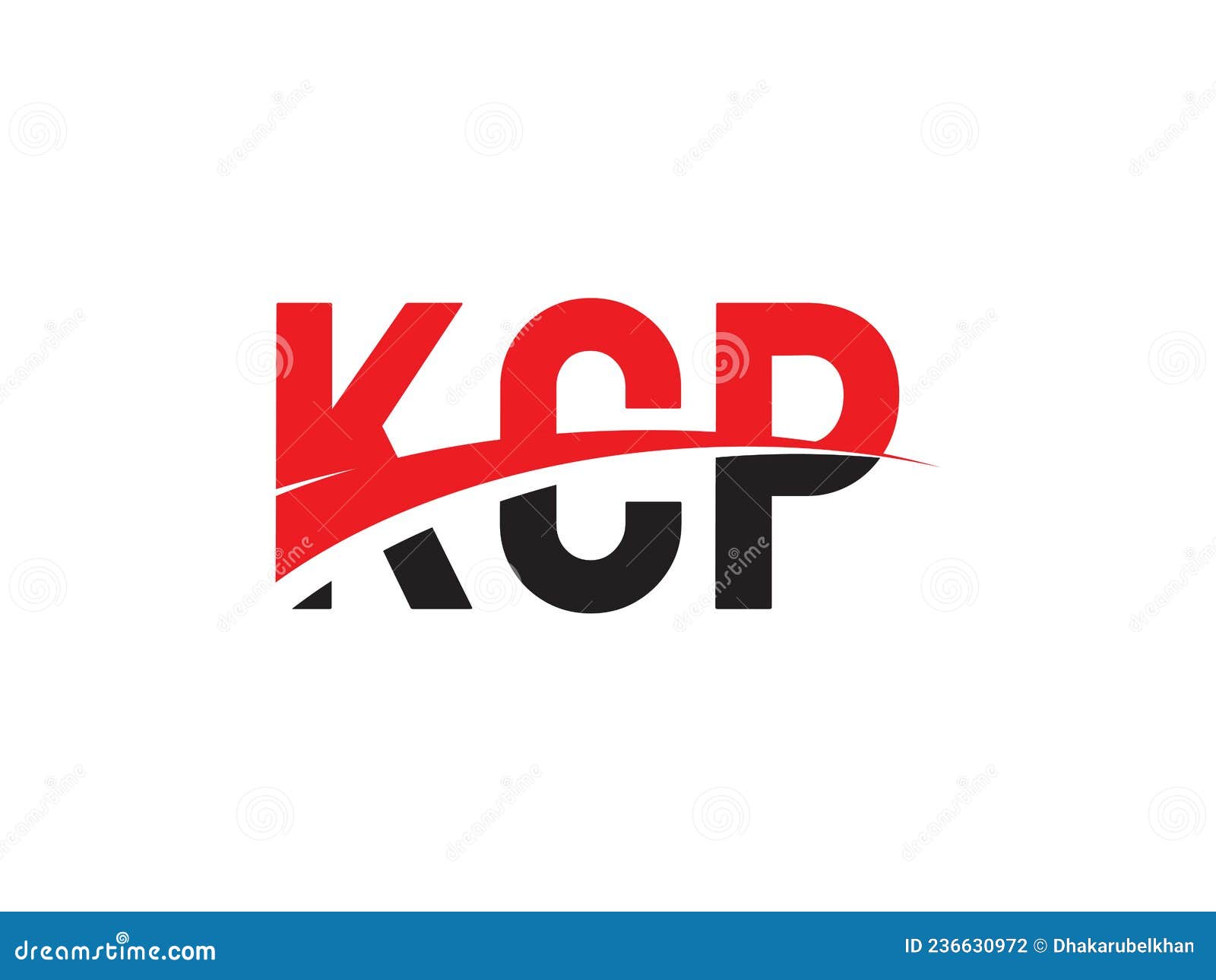 KCP Letter Initial Logo Design Vector Illustration Stock Vector ...