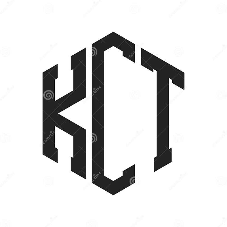 KCT Logo Design. Initial Letter KCT Monogram Logo Using Hexagon Shape ...