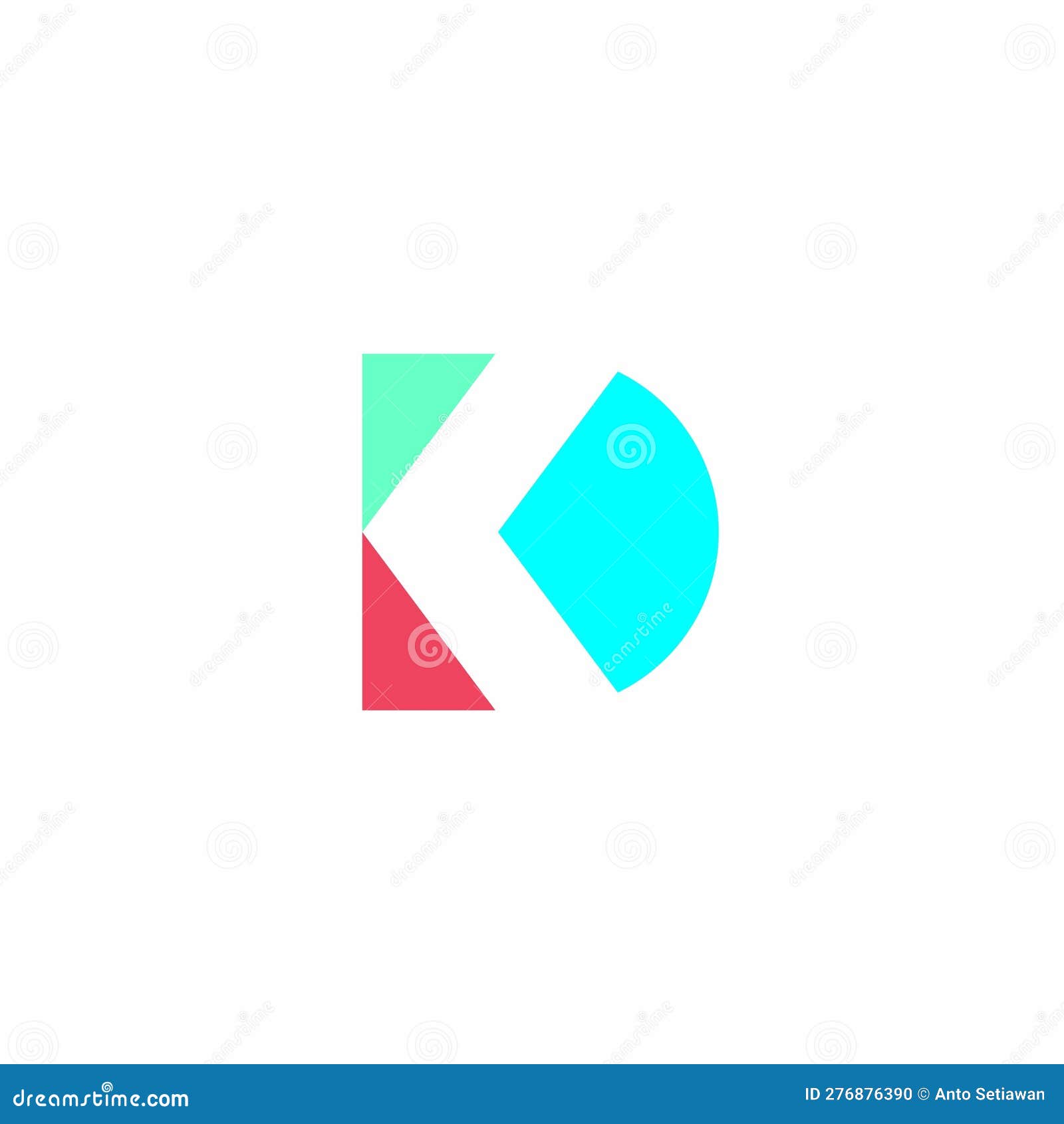 KD Logo Design. Letter KD Vector Illustration Stock Vector ...