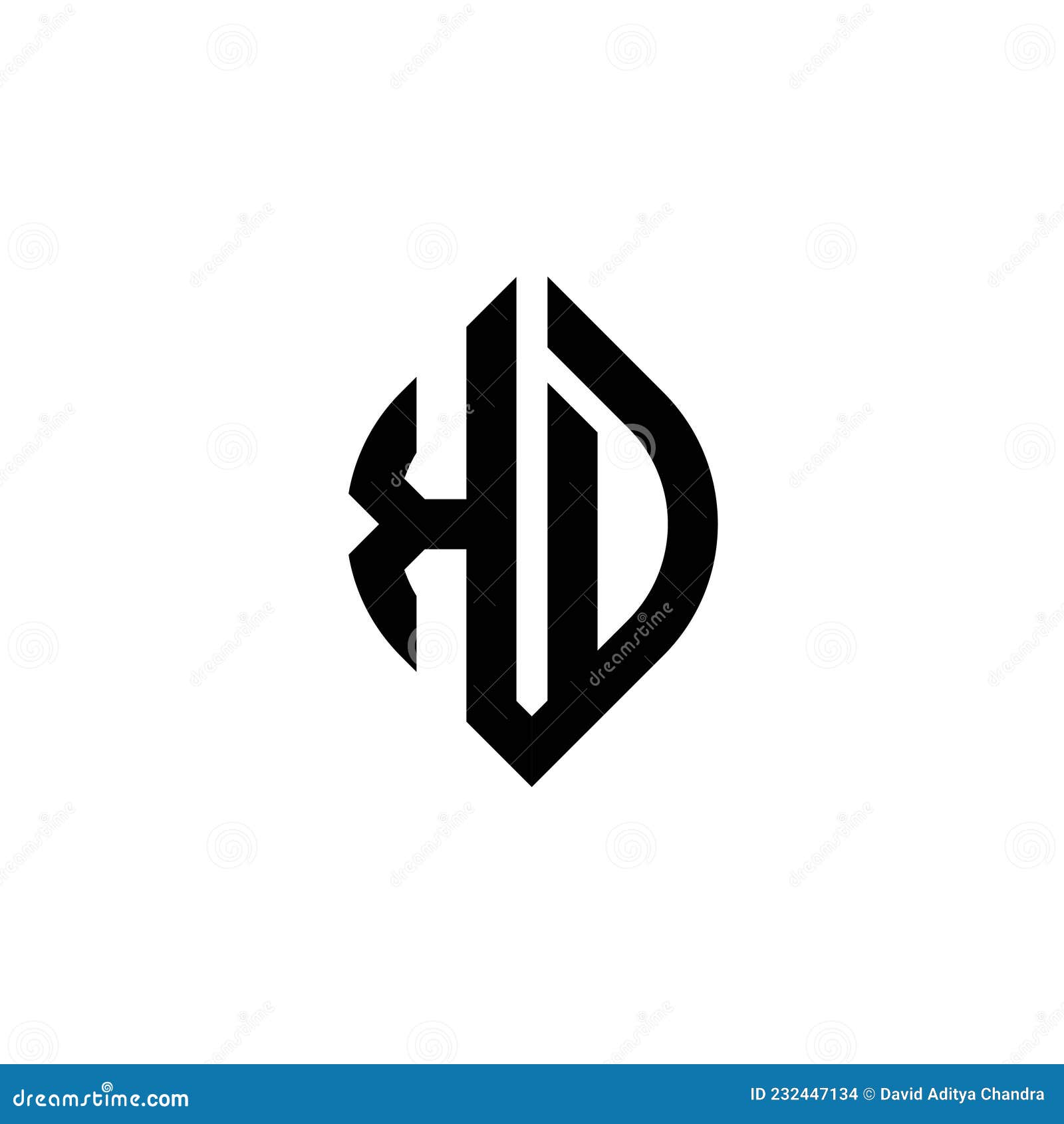 KD Logo Monogram Geometric Shape Style Stock Vector - Illustration of ...