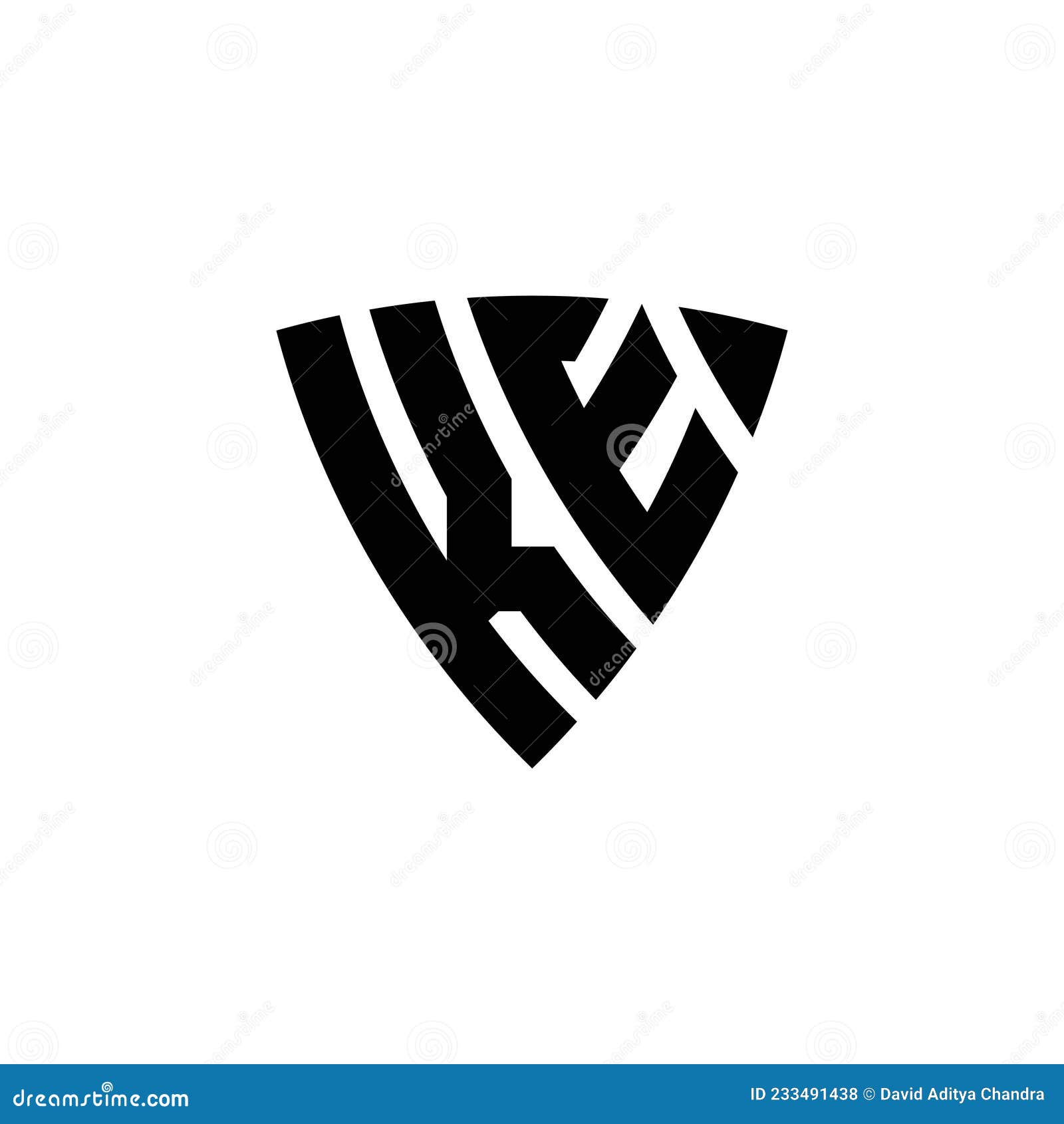 KE Logo Monogram Triangle Shield Style Stock Vector - Illustration of ...