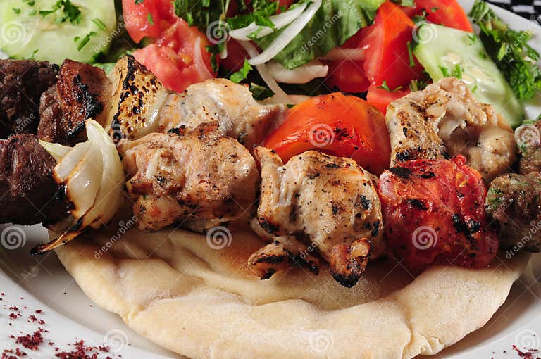 Kebab. stock image. Image of meat, halal, fresh, cooked - 12714437