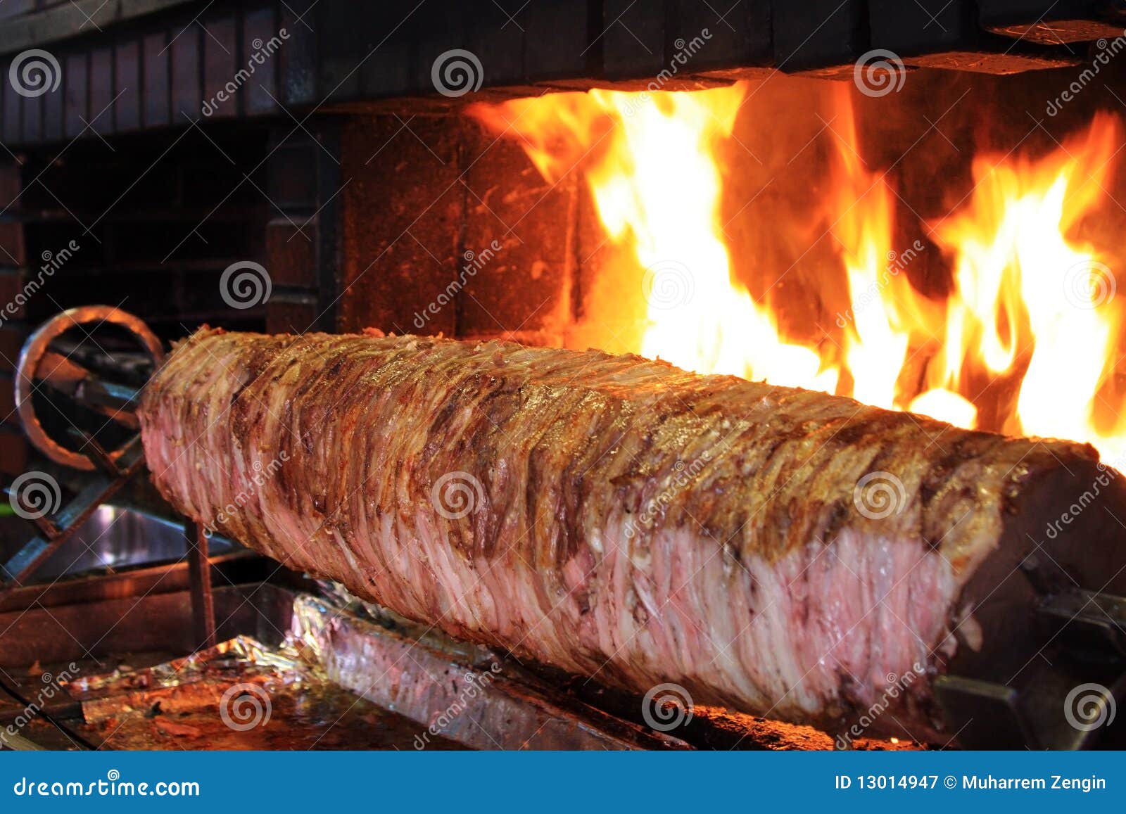 Kebab stock image. Image of pita, kebab, turkey, beef - 13014947