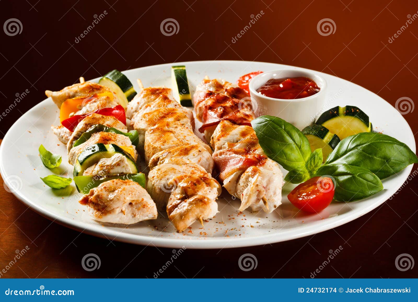 Kebab stock photo. Image of dinner, food, background - 24732174