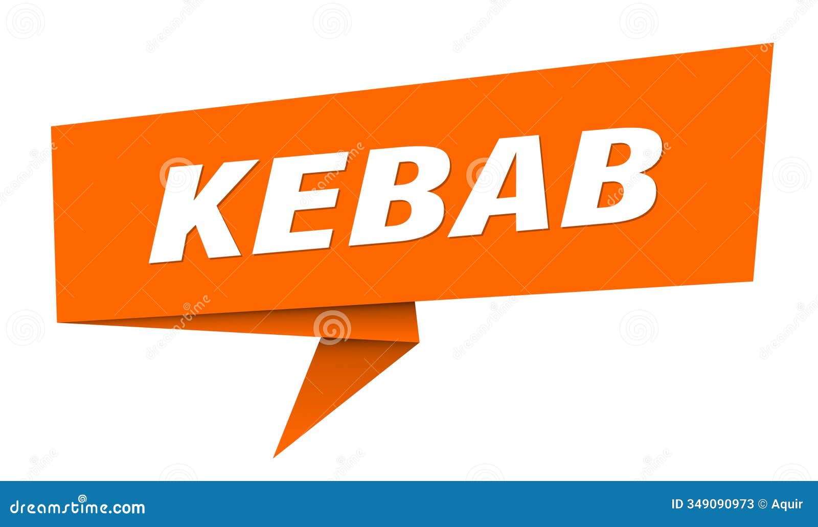 Kebab Banner. Kebab Speech Bubble, Label, Sticker, Sign Template Stock ...