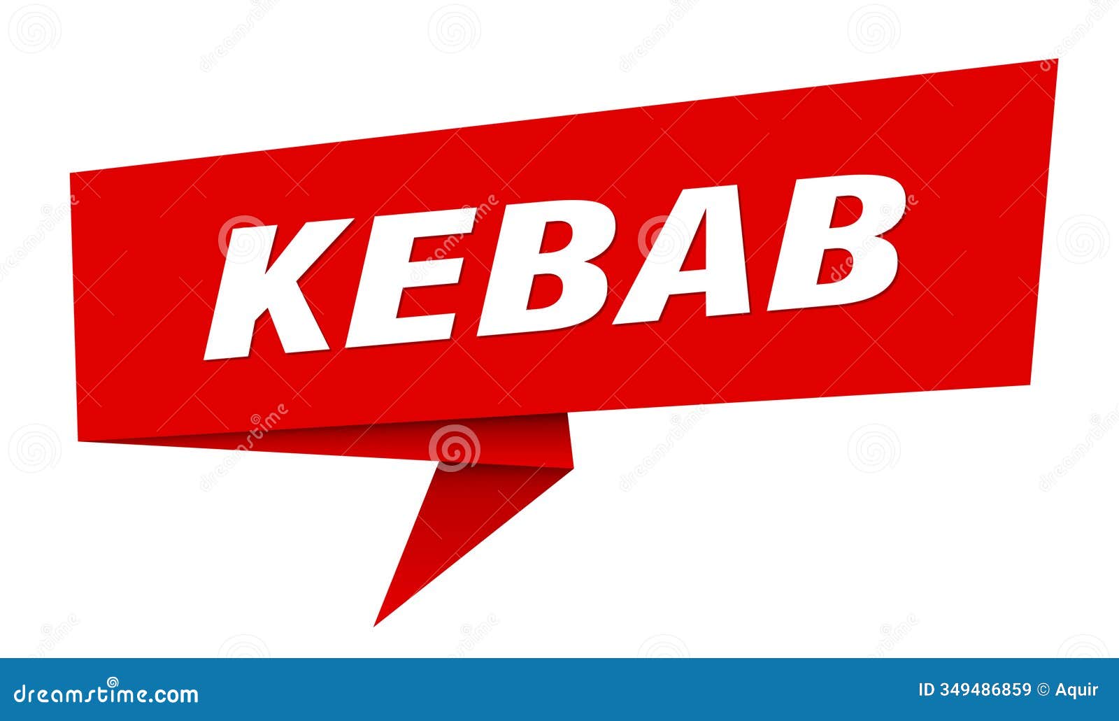 Kebab Banner. Kebab Speech Bubble, Label, Sticker, Sign Template Stock ...