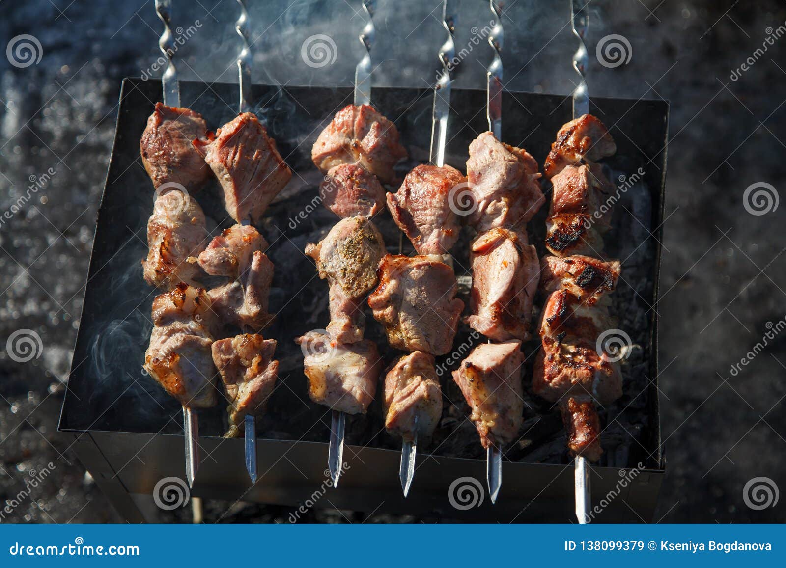 Kebab. Dinner, grill stock image. Image of meat, beef - 138099379