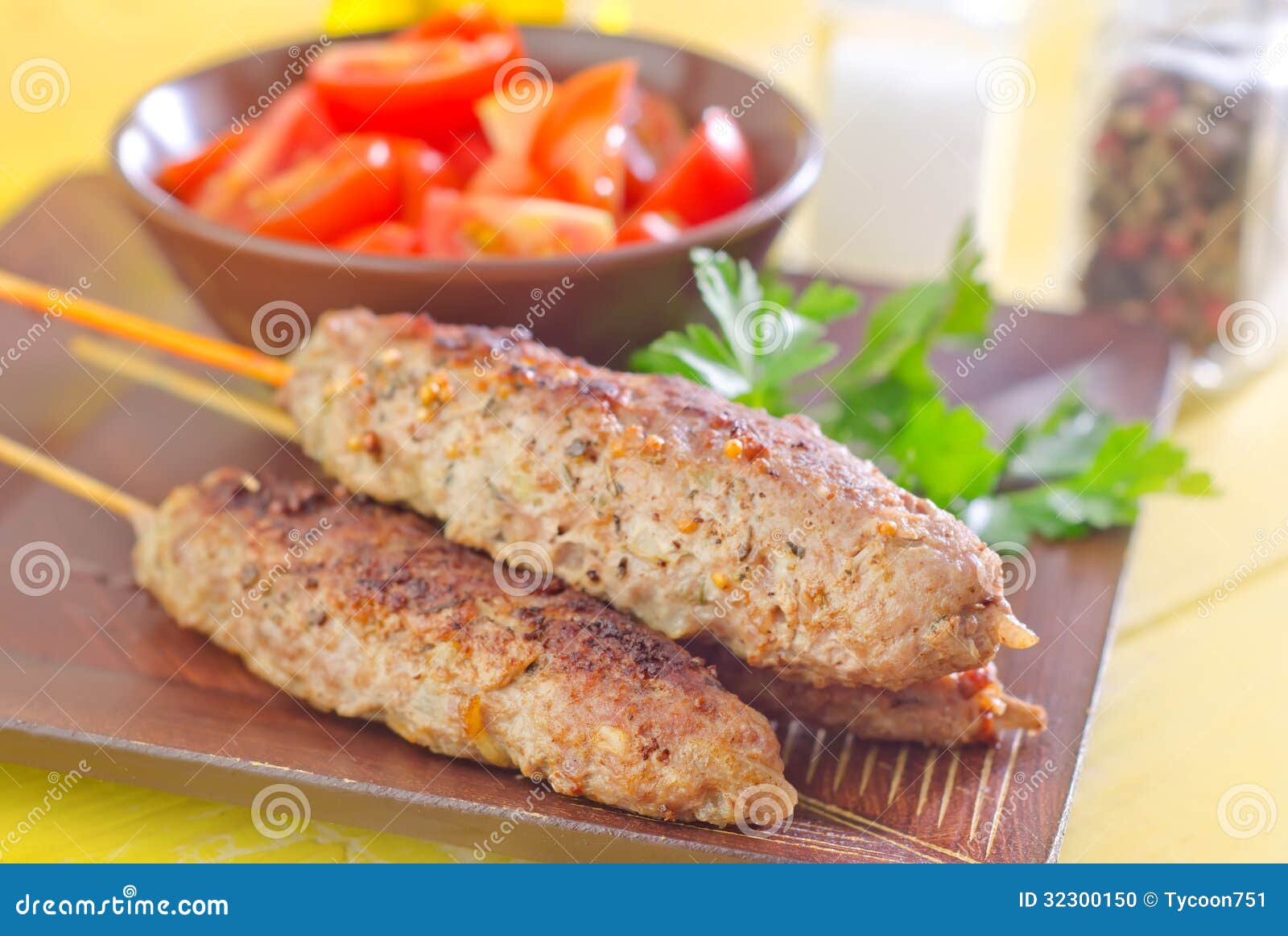 Kebab stock photo. Image of dinner, meal, beef, cooked - 32300150