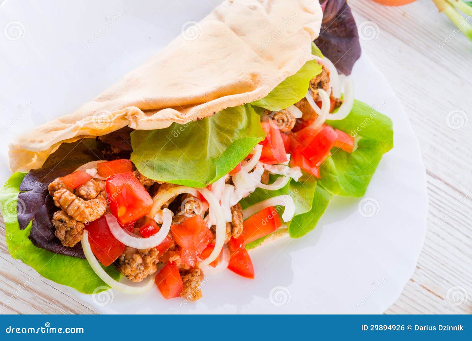 Kebab - Grilled Meat, Bread Stock Photo - Image of appetizer, doner ...