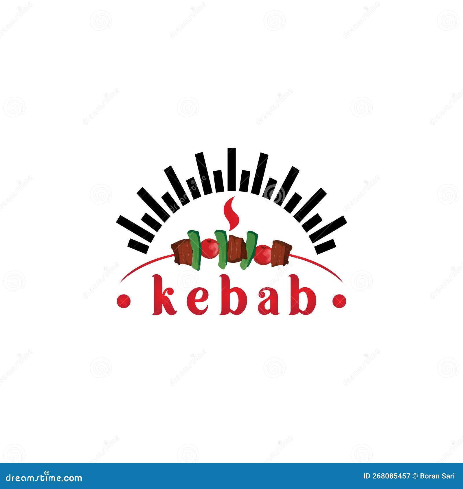 Kebab Logo S Brand, Symbol, Design, Graphic, Minimalist.logo Stock ...
