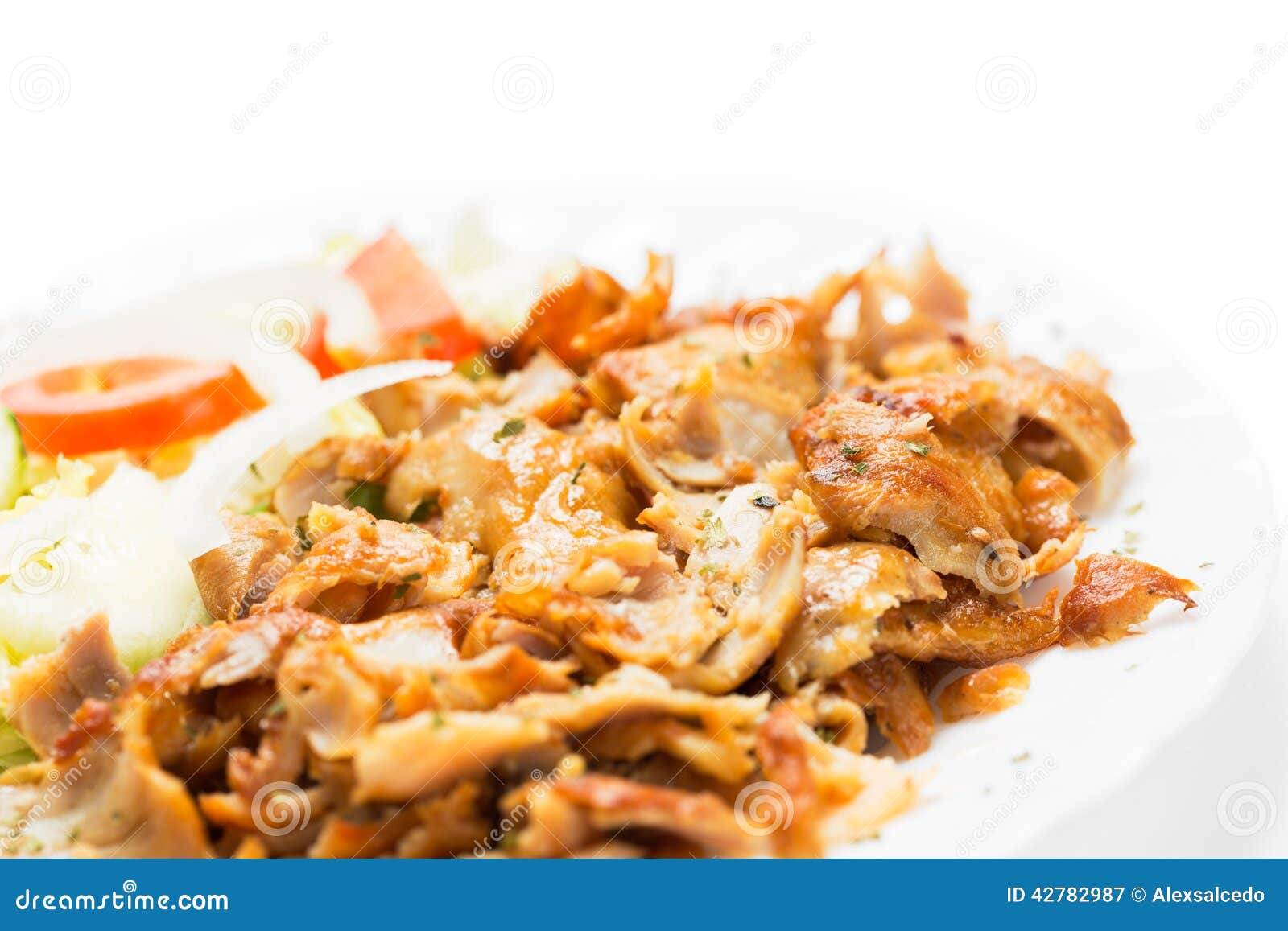 Kebab meat stock image. Image of kebab, halal, isolated - 42782987