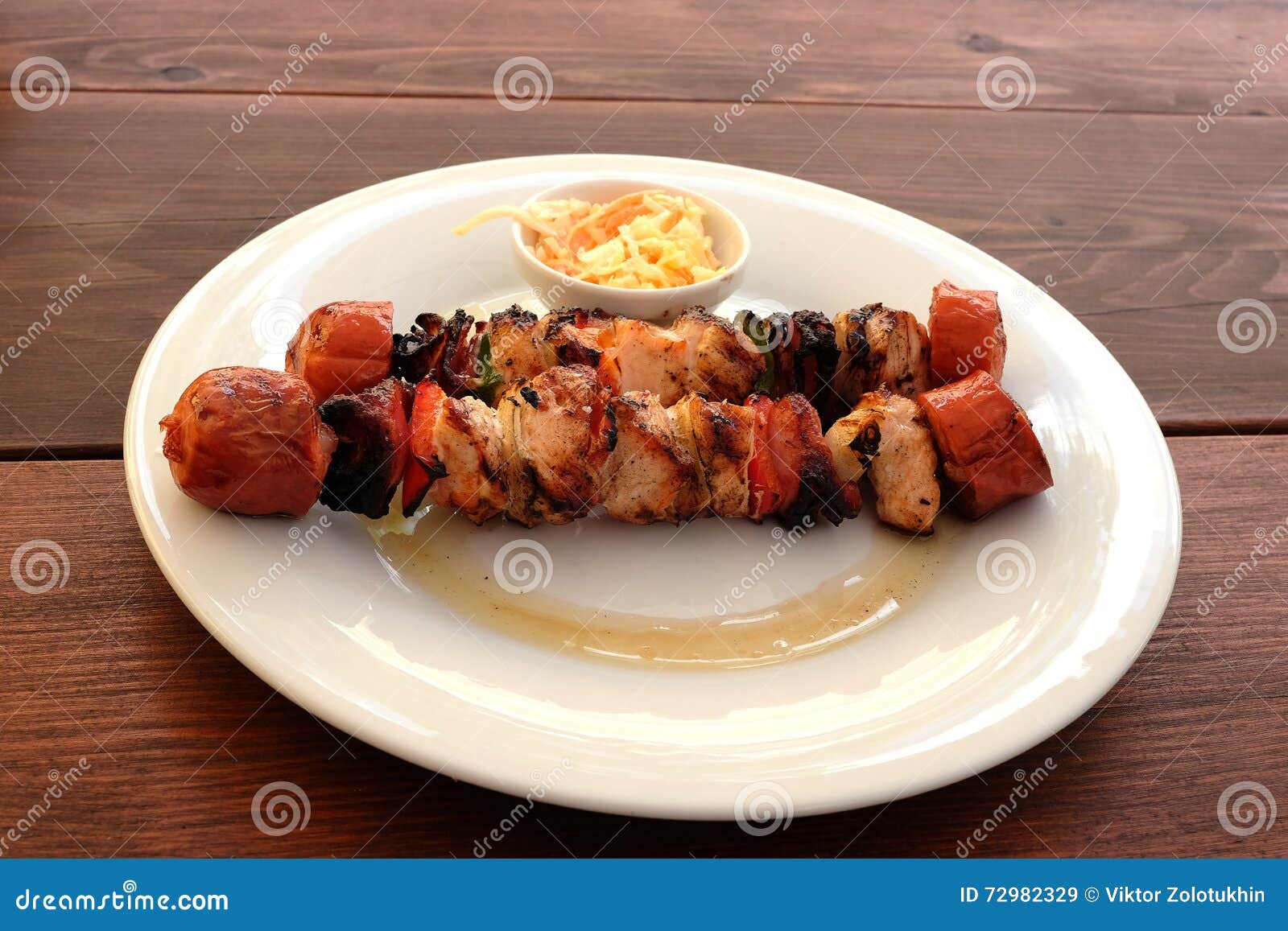 Kebab platter stock image. Image of oriental, food, peppers - 72982329