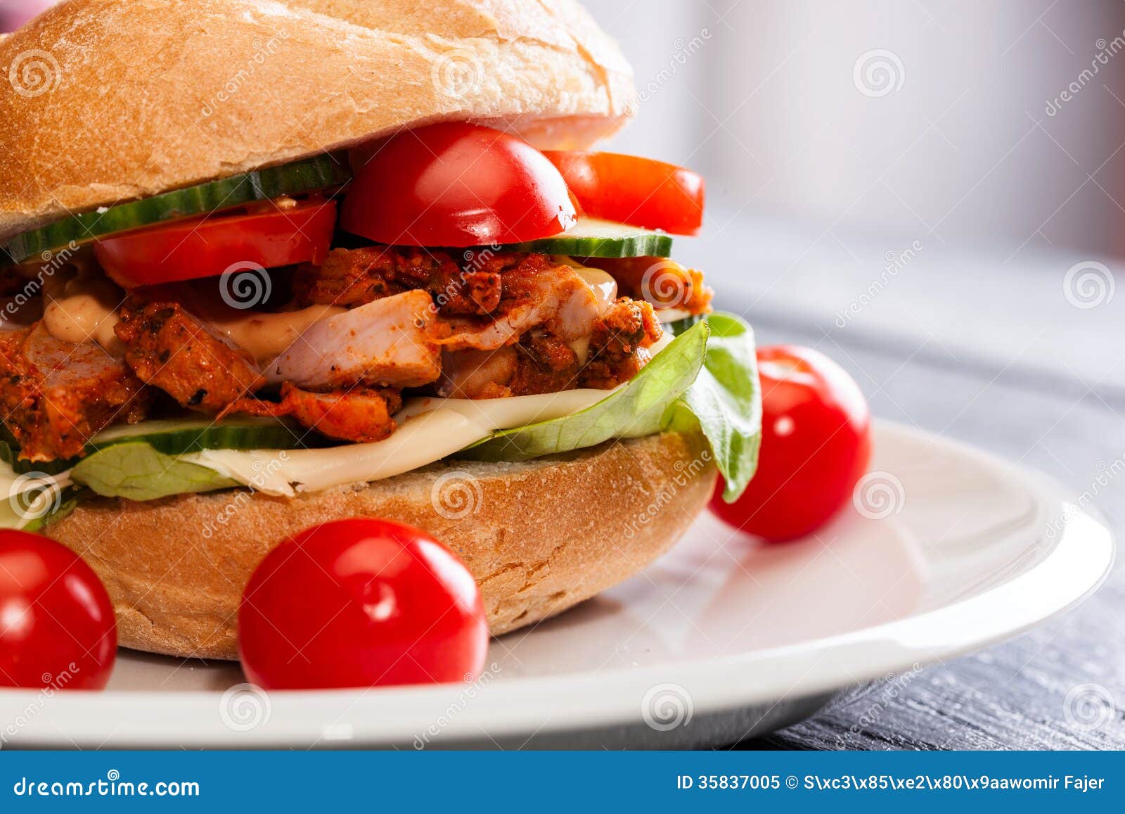 Kebab sandwich stock image. Image of chicken, pita, lunch - 35837005