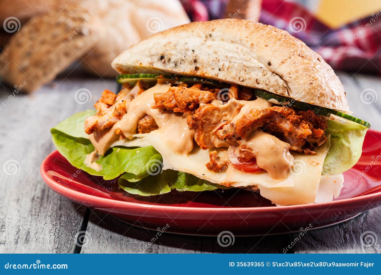 Kebab sandwich stock image. Image of plate, lettuce, pita - 35639365